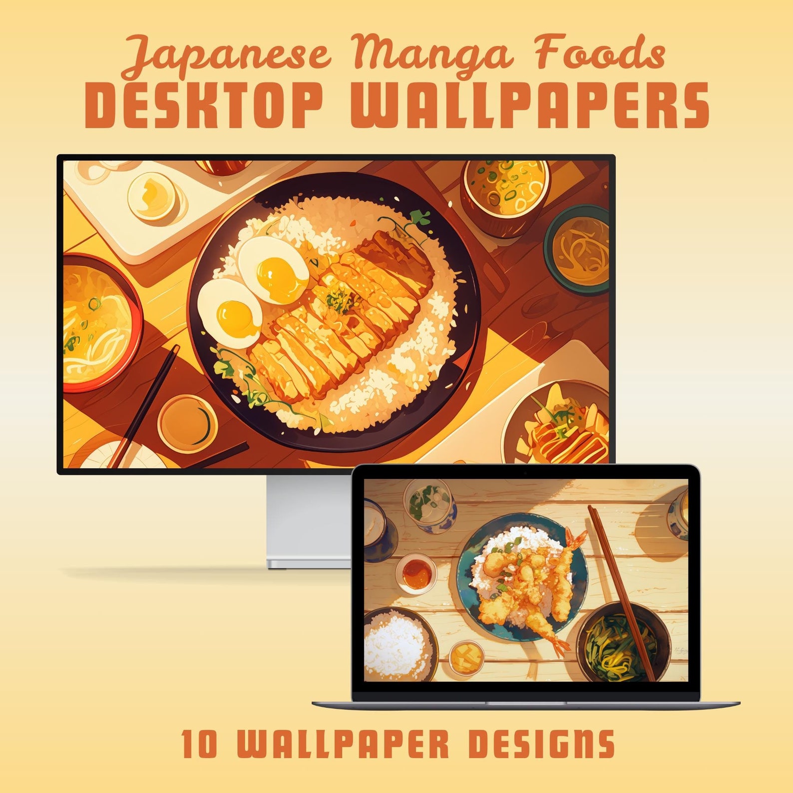 Anime Manga Foods Desktop Wallpaper Laptop Wallpaper MacBook Wallpaper ...