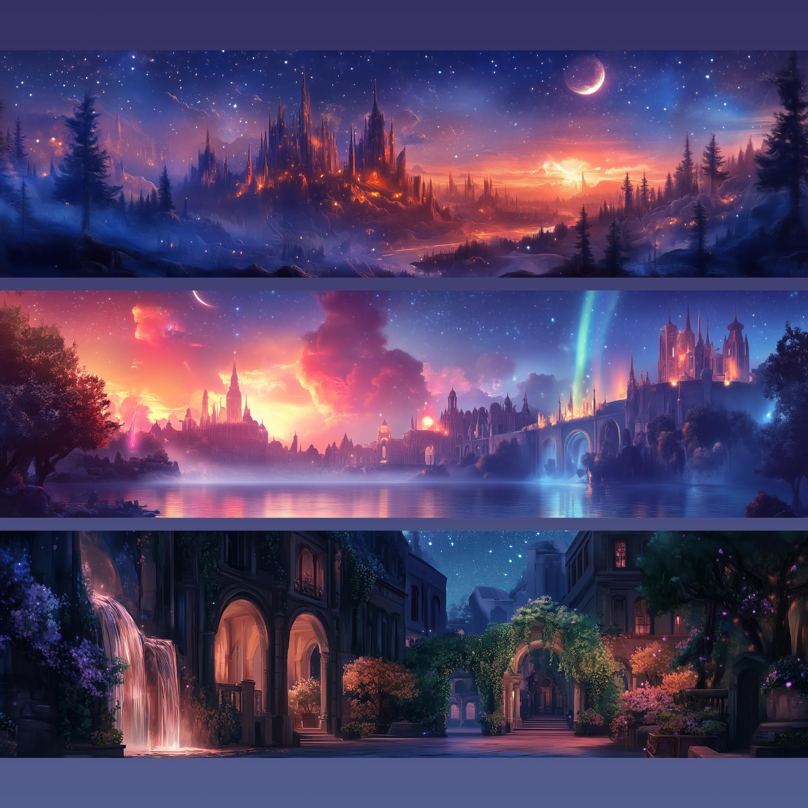 Velaris Acotar Super Ultrawide Wallpaper City of Starlight Wallpaper ...