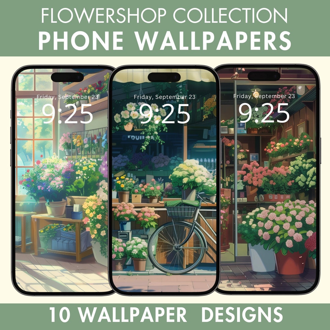 Flower Shop Mobile Wallpaper iPhone Wallpaper Download iPhone Android ...
