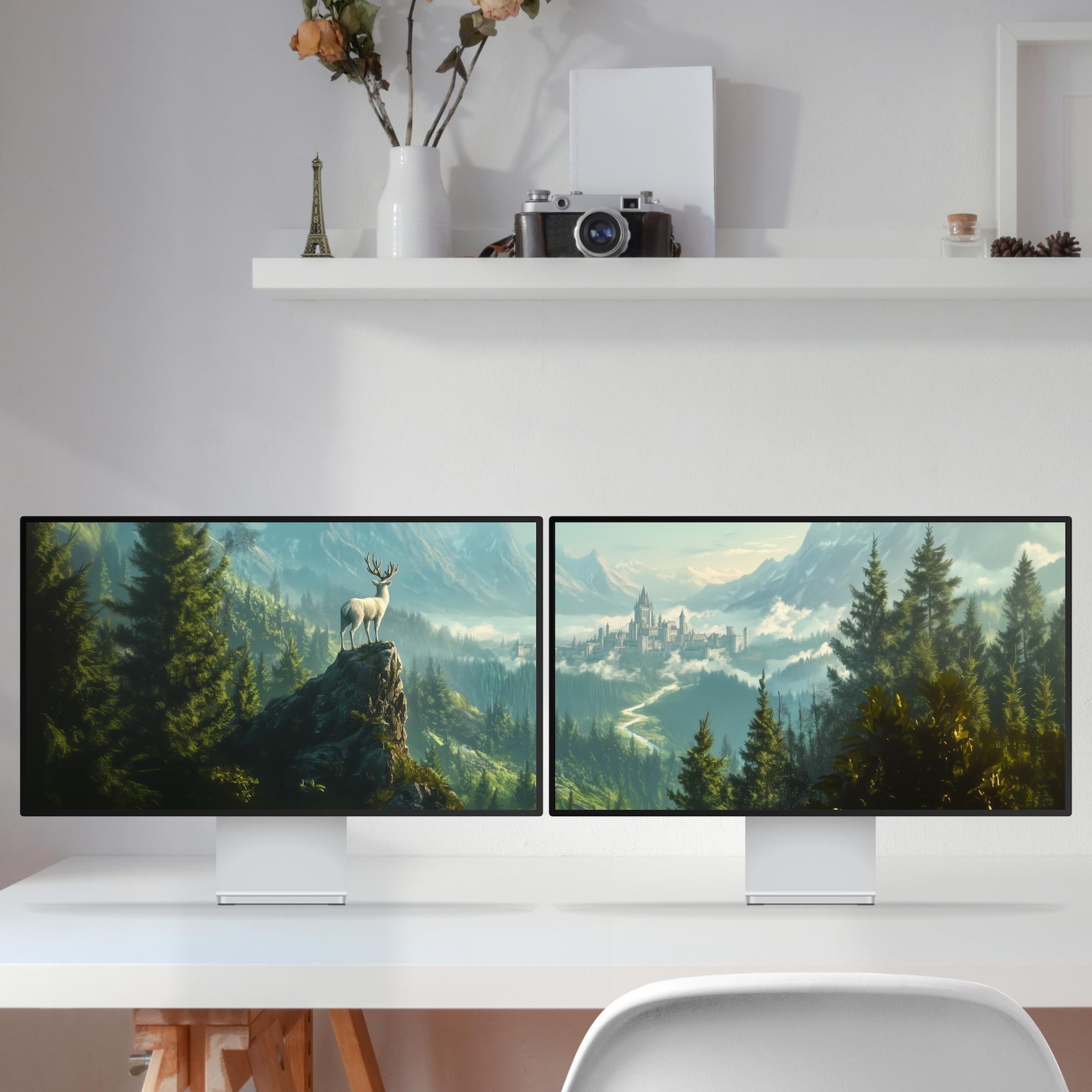 Throne of Glass Dual Screen Desktop Wallpaper Terrasen Wallpaper Tog ...