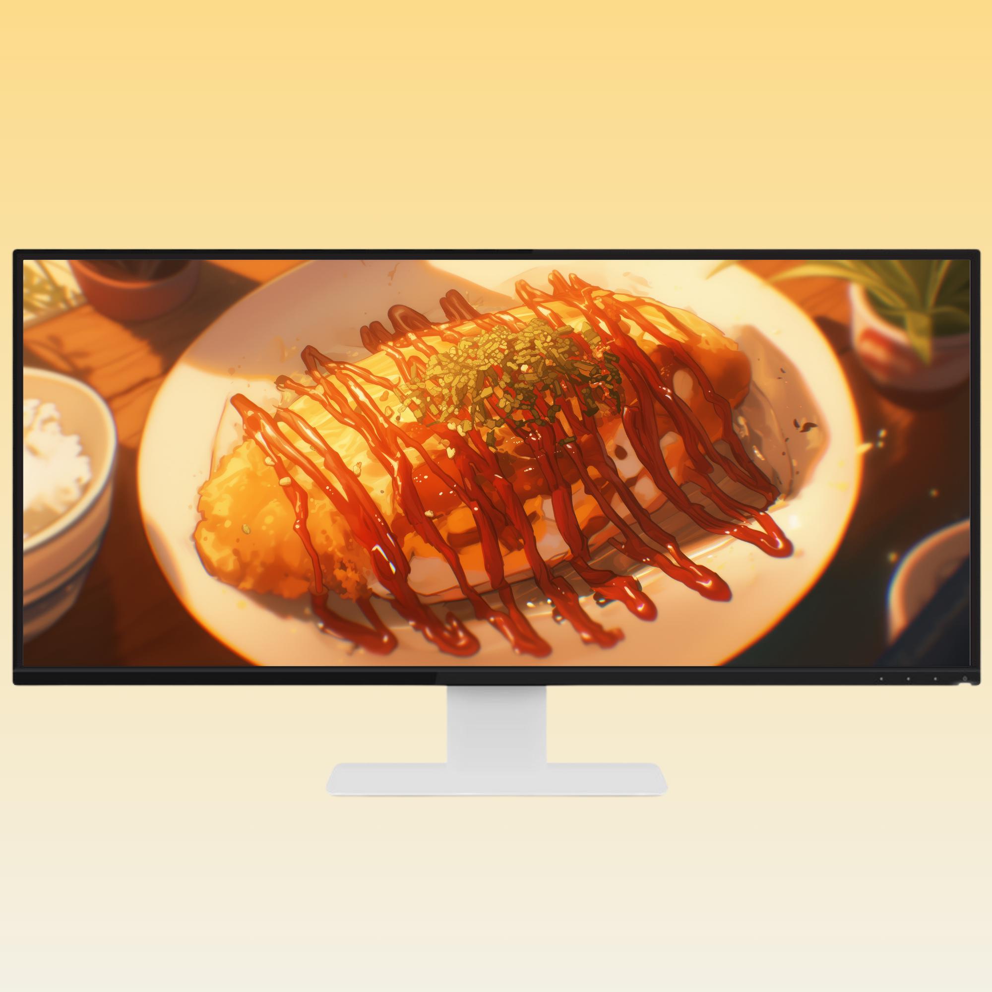 Anime Manga Foods Ultrawide Wallpaper Desktop Wallpaper Anime Wallpaper ...