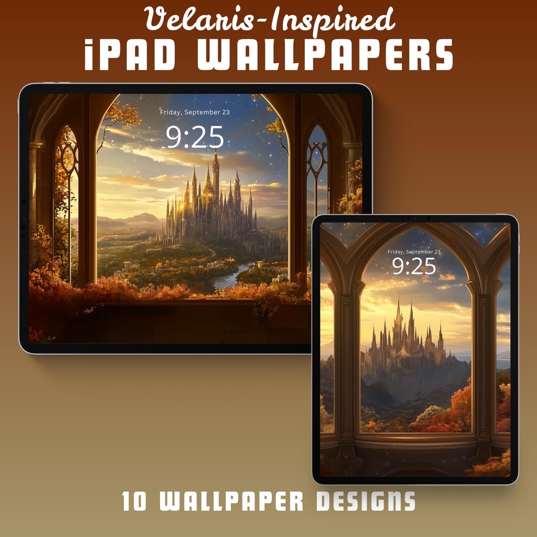 Velaris Inspired iPad Wallpaper City of Starlight iPad Background ...