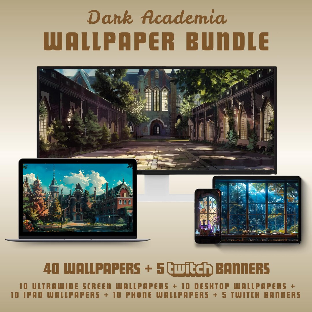 Dark Academia Wallpaper Desktop Wallpaper Ultrawide Wallpaper MacBook ...