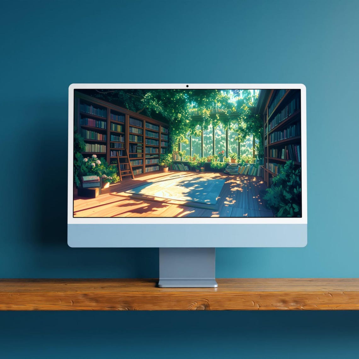 Cozy Library Desktop Wallpaper Forest Wallpaper Laptop Wallpaper ...