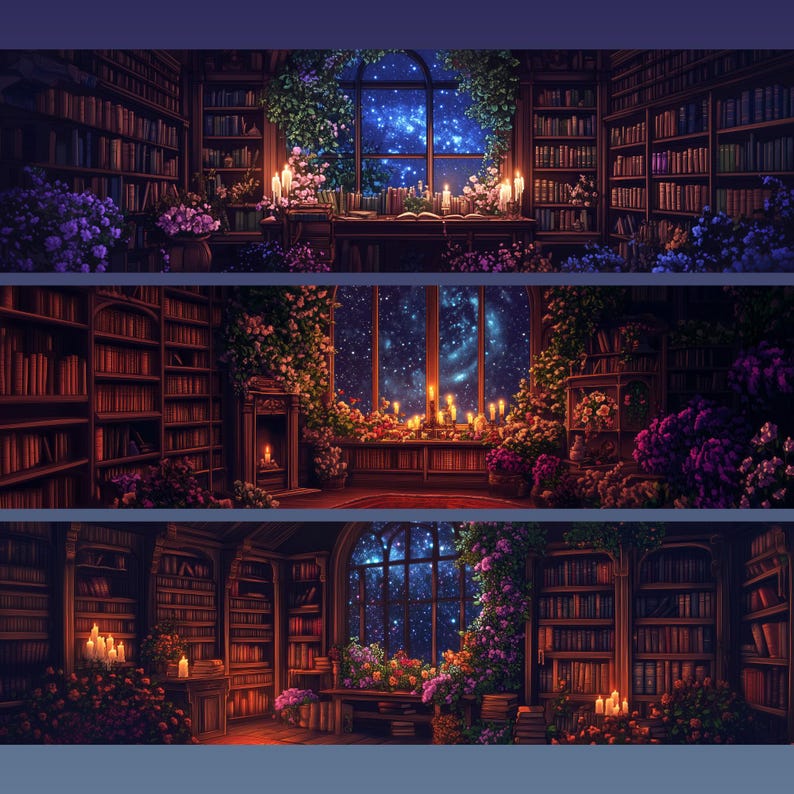 Cozy Magical Library Super Ultrawide Wallpaper Cozy Reading Nook ...