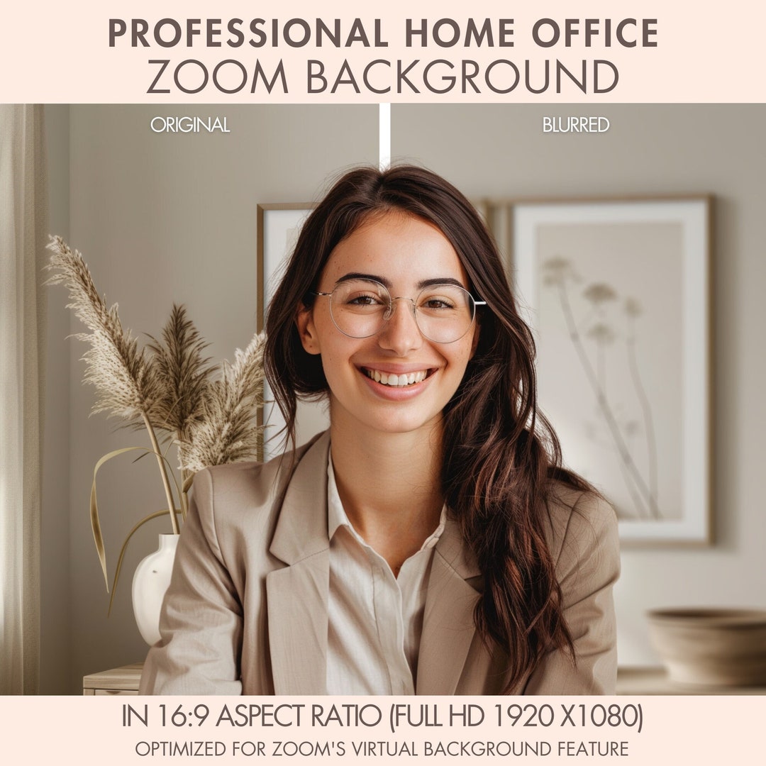 Buy Home Office Zoom Background Zoom Office Background Virtual Zoom ...