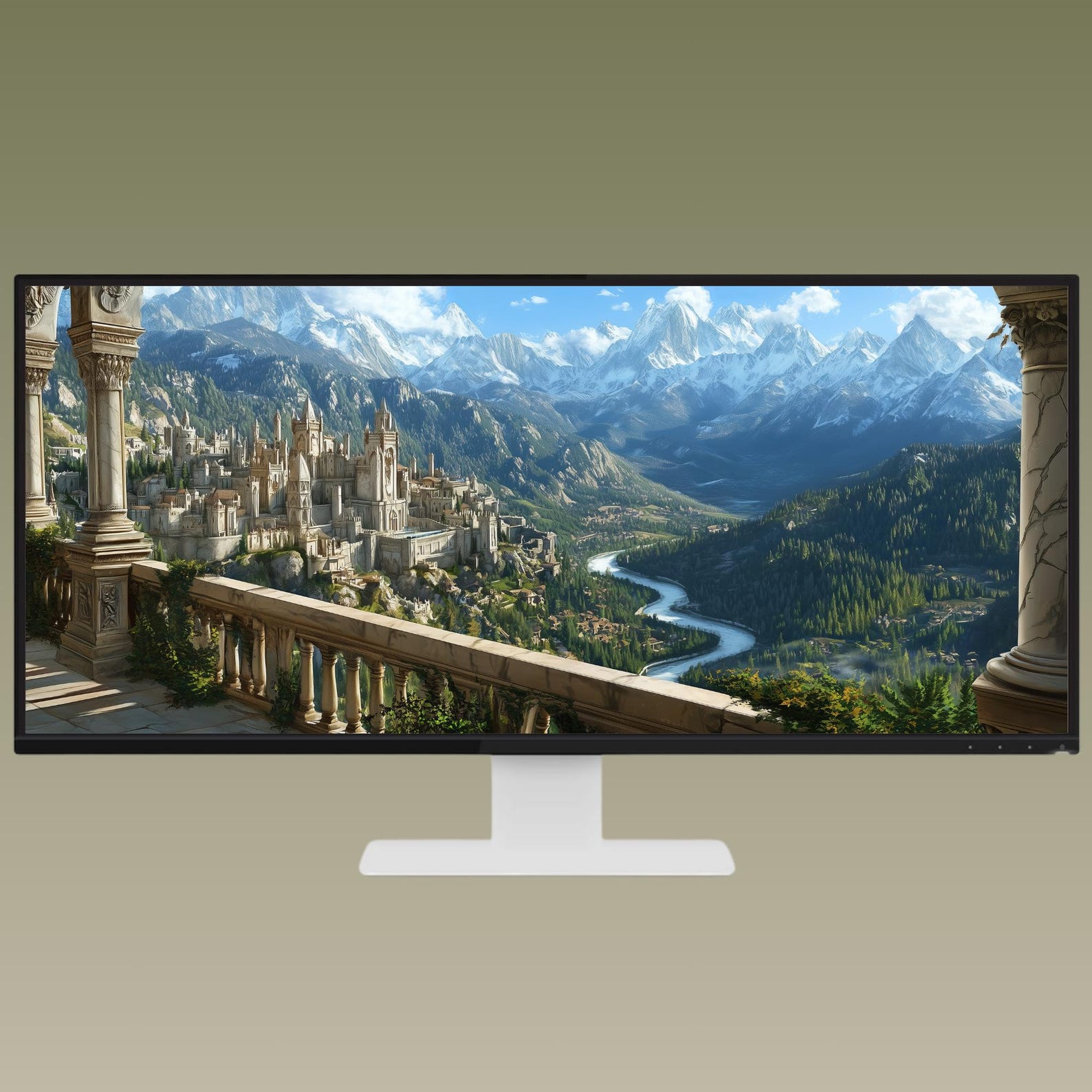 Throne of Glass Ultrawide Wallpaper Terrasen Tog Desktop Wallpaper ...