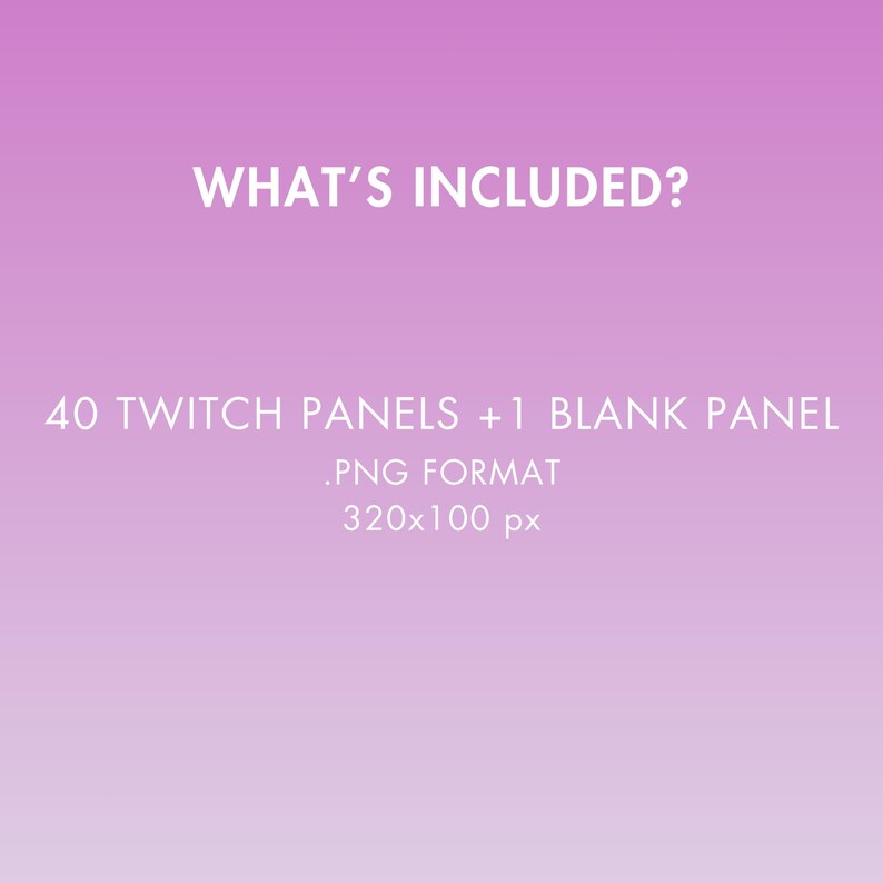 Neon Pink Cat Twitch Panels Pack Twitch Stream Panels Cute Twitch ...