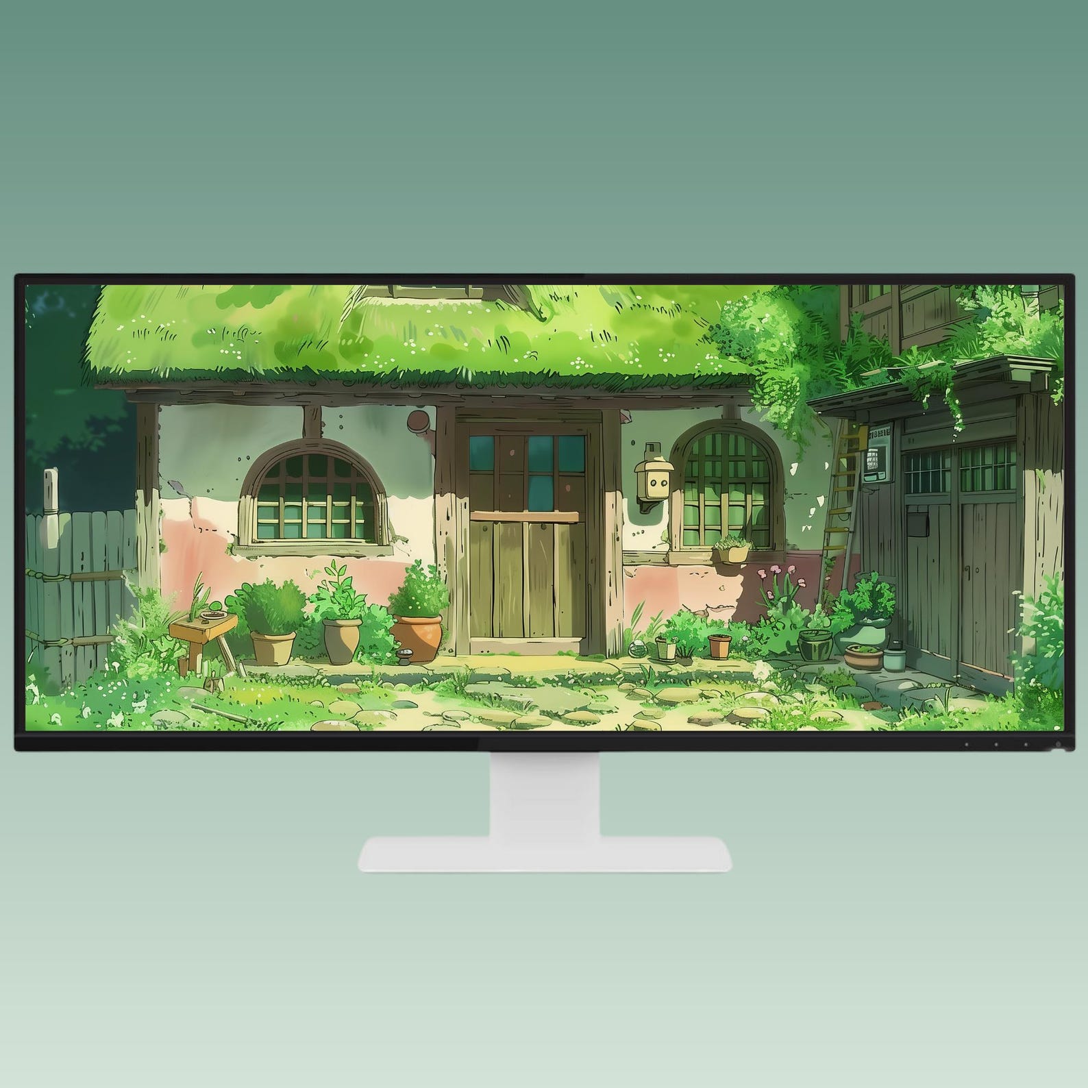 Cottagecore Ultrawide Wallpaper Lofi Ultra Wide Wallpaper Desktop ...