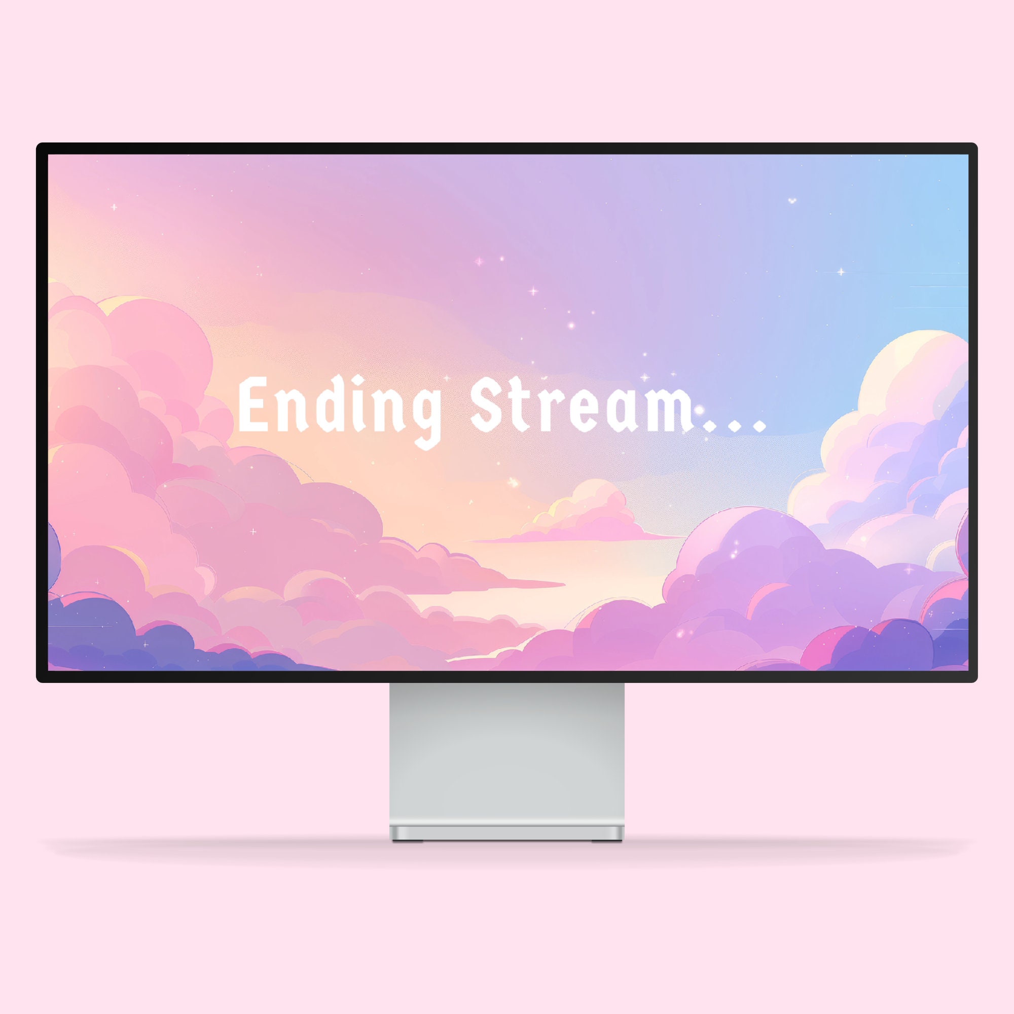 Animated Stream Screens Dreamy Pastel Sky Twitch Screens Pastel Twitch ...