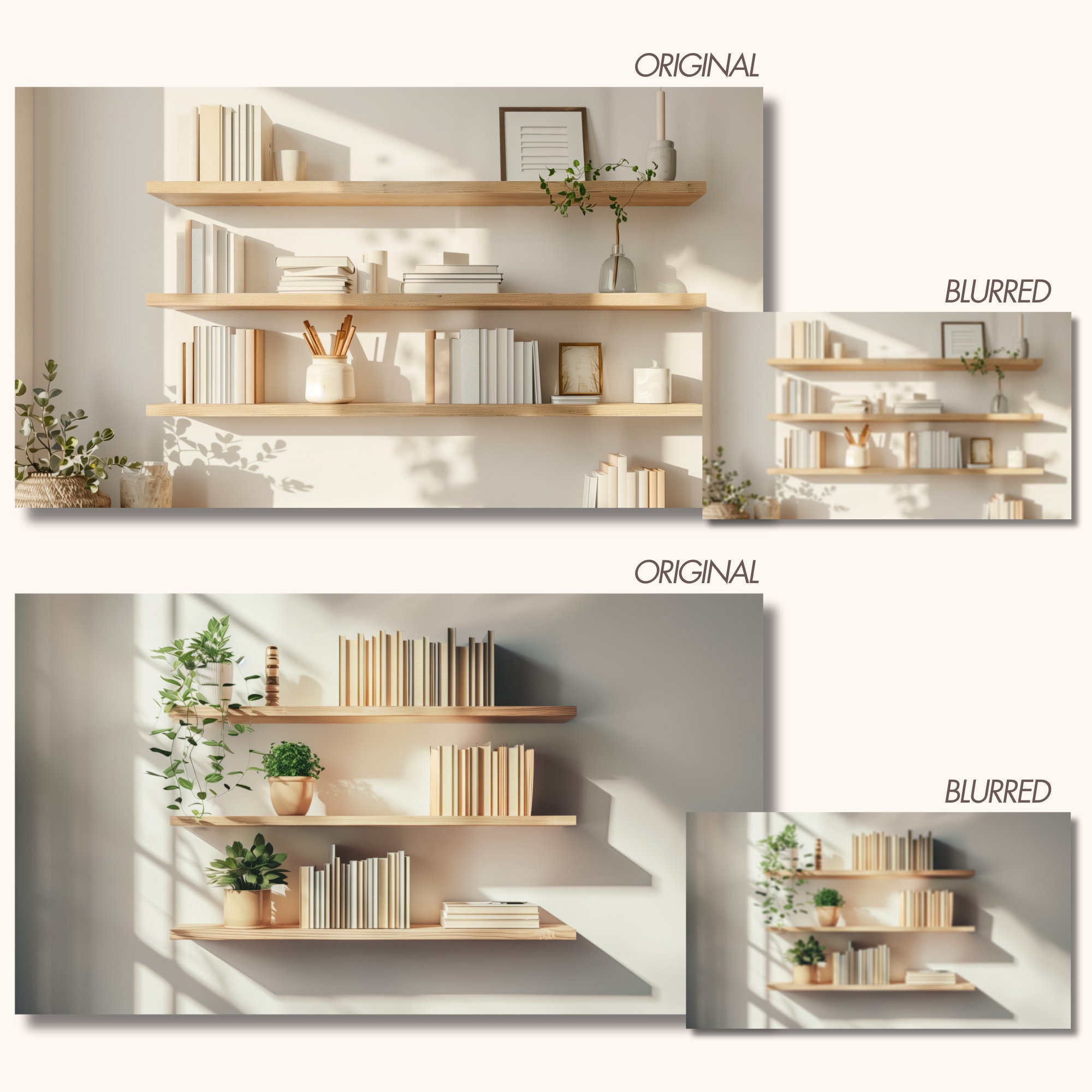 Wooden Bookshelf Zoom Background Modern Bookshelf Zoom Office ...