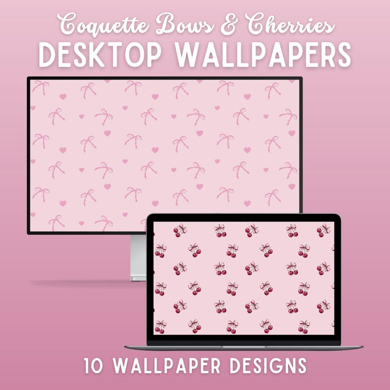 Coquette Laptop Wallpaper - Etsy