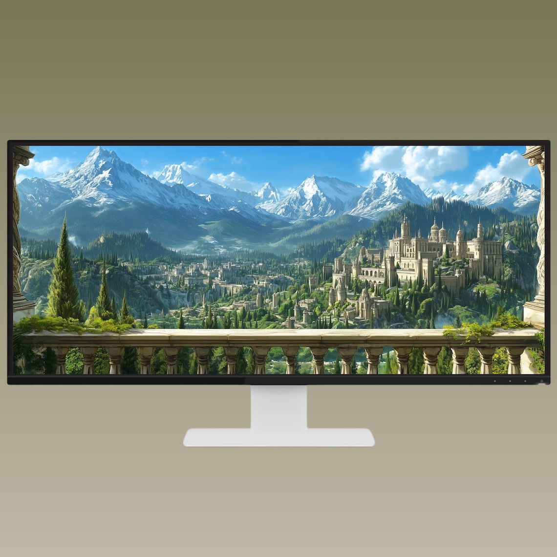 Throne of Glass Ultrawide Wallpaper Terrasen Tog Desktop Wallpaper ...