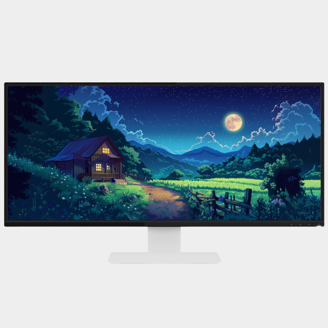 Stardew Valley Inspired Ultrawide Wallpaper Ultra Wide Wallpaper ...