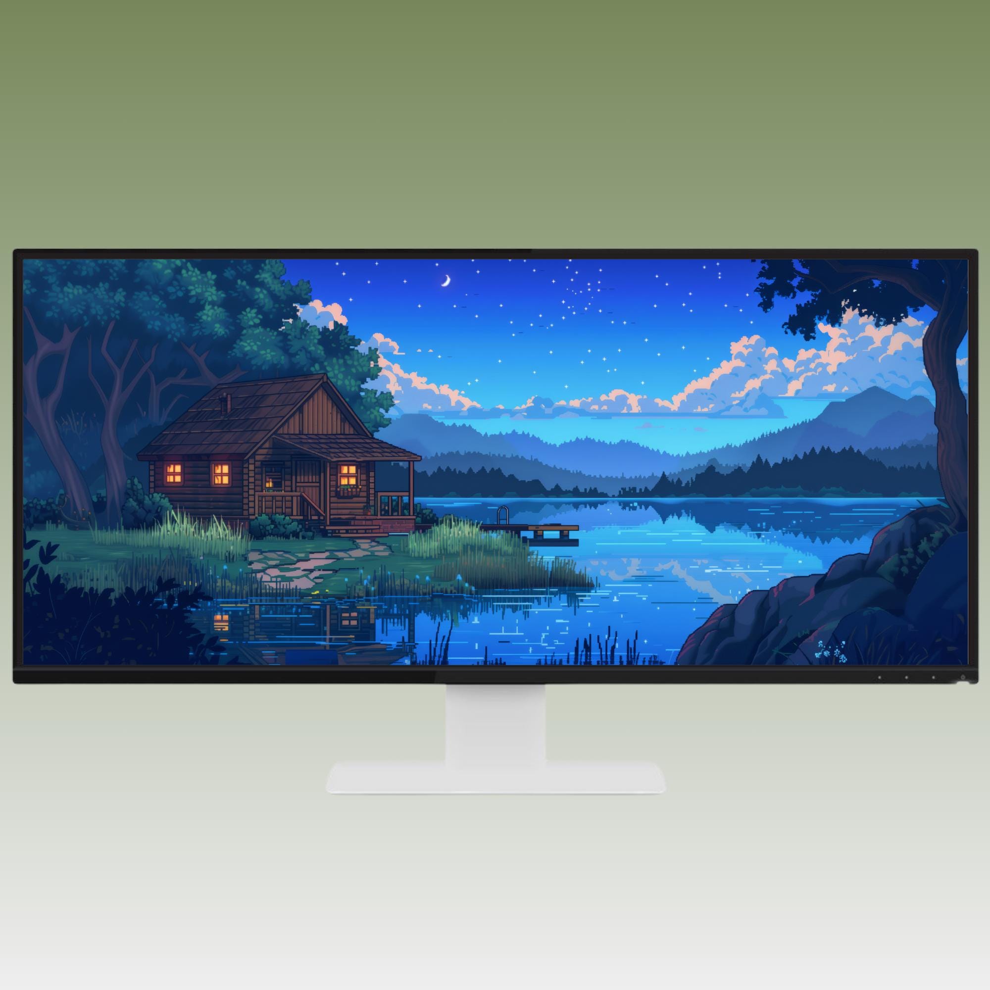 Stardew Valley Inspired Ultrawide Wallpaper Ultra Wide Wallpaper ...