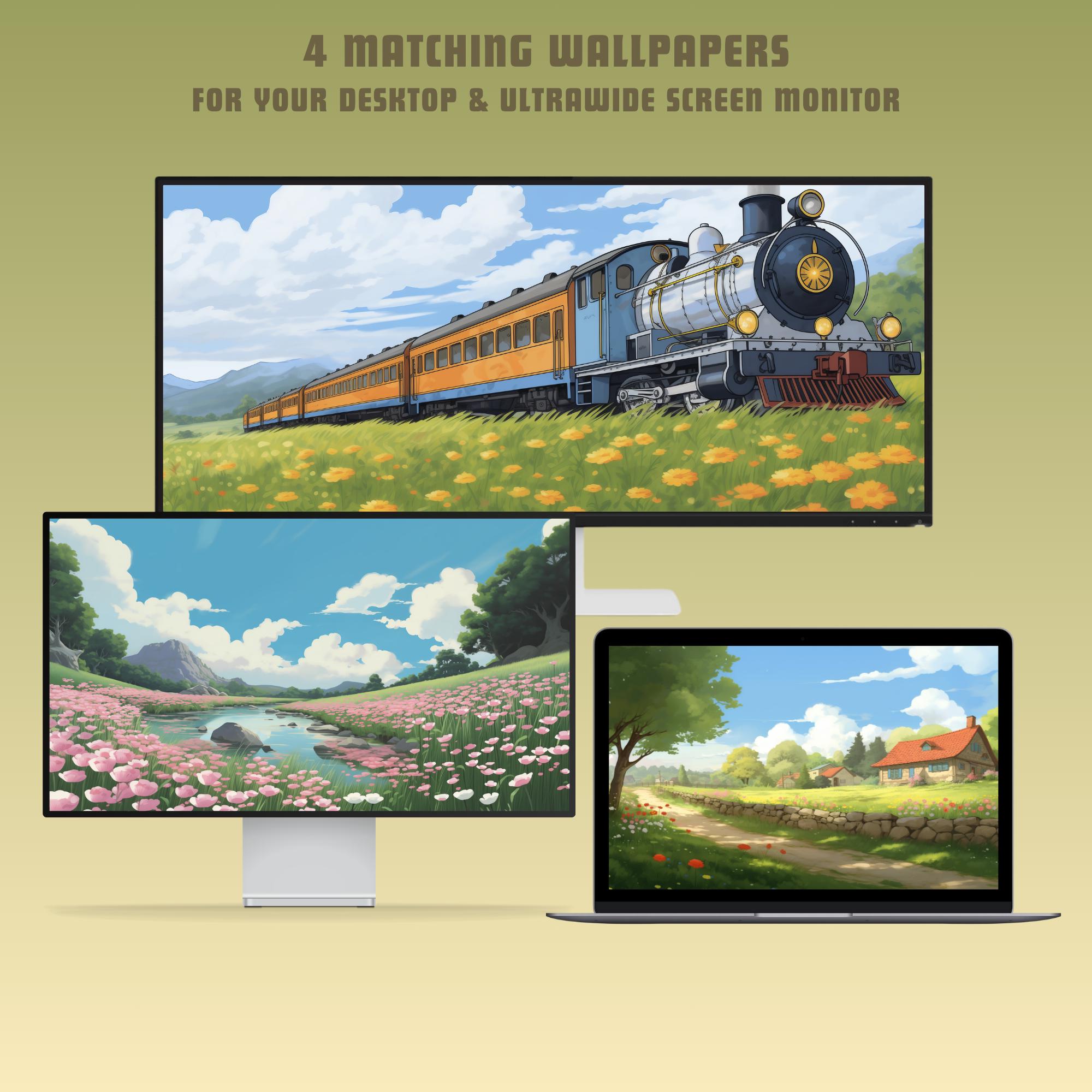 Spring Time Twitch Banners Halloween Twitch Banner Ghibli Ultrawide ...