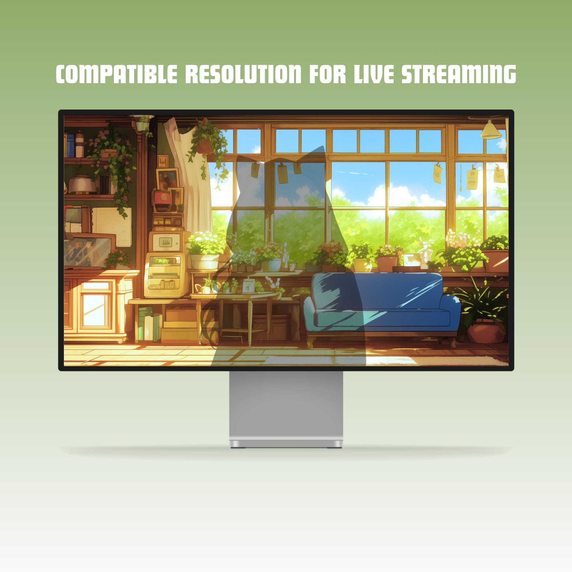 4x Animated Background Cottagecore Vtuber Background Twitch Overlay Obs ...