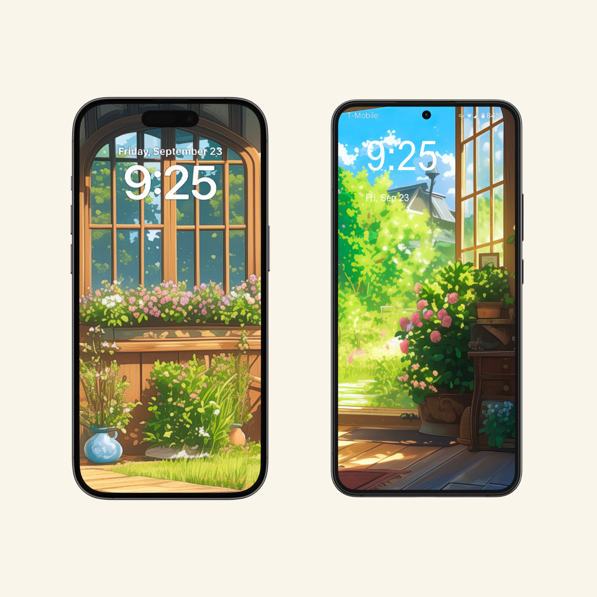 Cottagecore Mobile Wallpaper iPhone Android Phone Background Anime ...