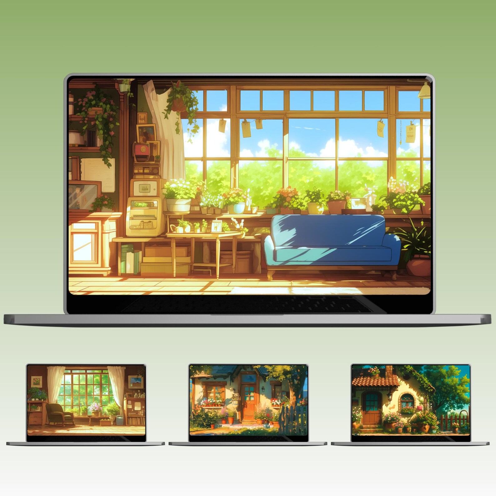 Cottagecore Stream Screens Twitch Banner Animated Screen Twitch Stream ...