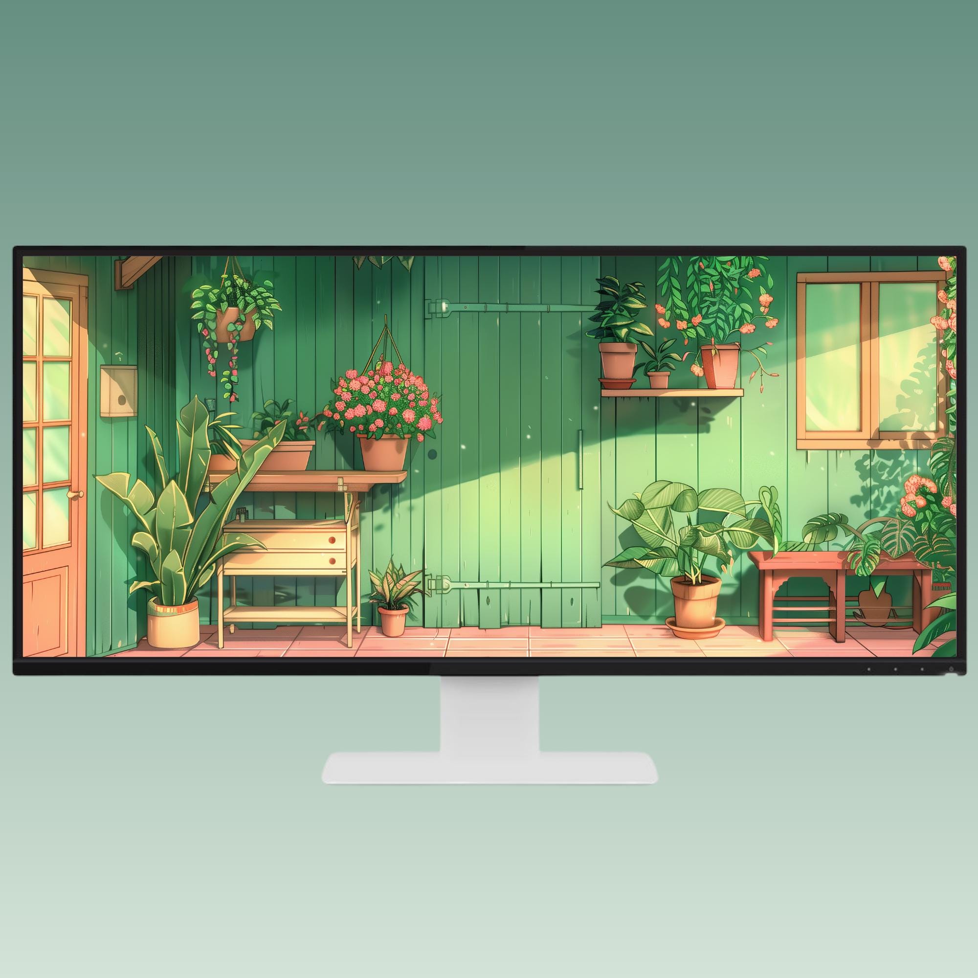 Cottagecore Ultrawide Wallpaper Lofi Ultra Wide Wallpaper Desktop ...