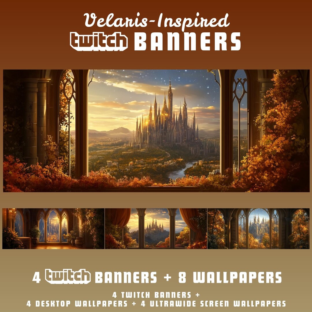 Velaris Inspired Twitch Banners City of Starlight Twitch Profile Banner ...