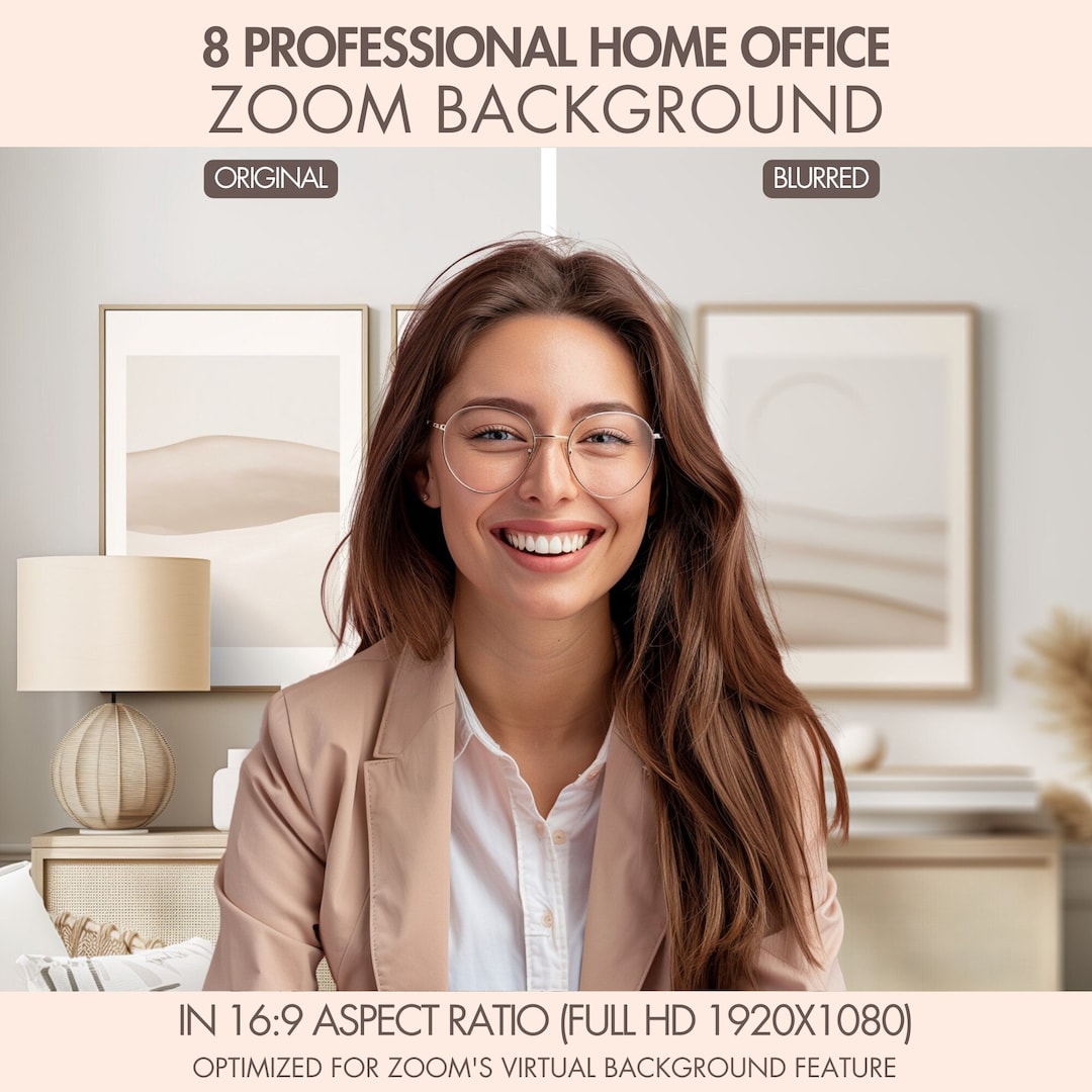 Home Office Zoom Background Zoom Office Background Virtual Zoom ...