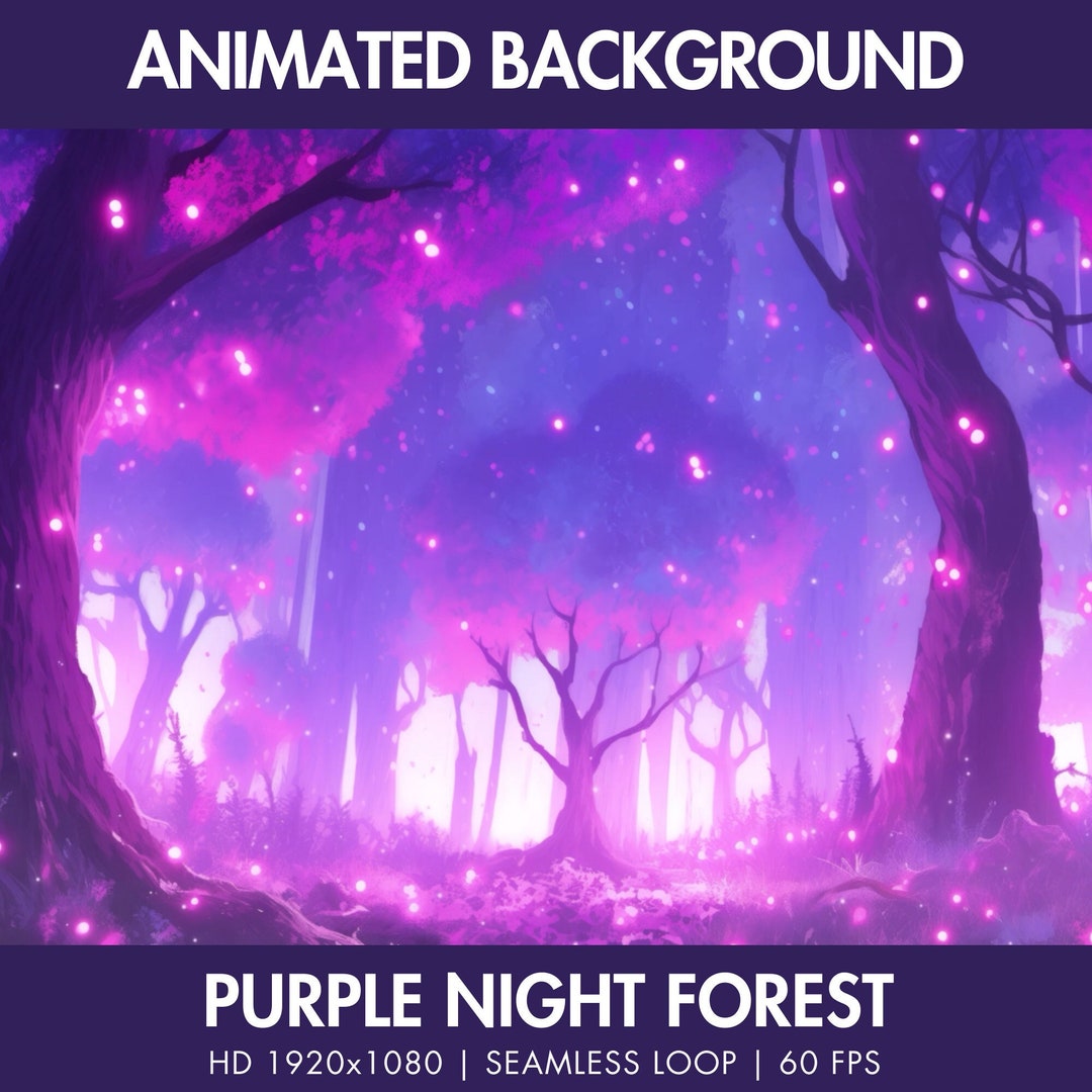 Purple Vtuber Background Vtuber Animated Background Purple Twitch ...