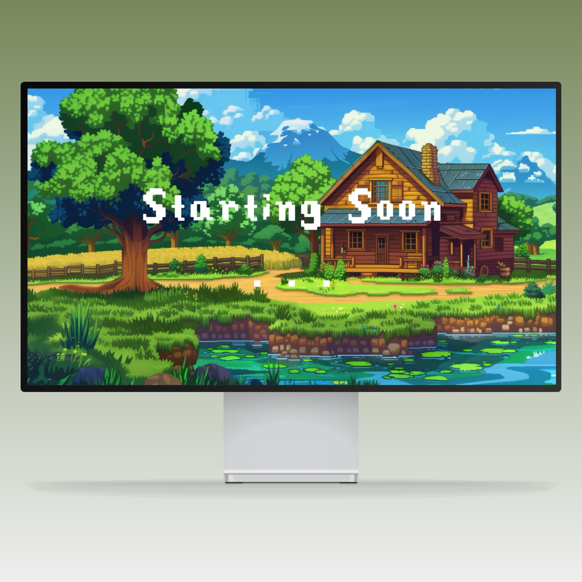 Stardew Valley Inspired Animated Stream Screens Stardew Twitch Screens ...