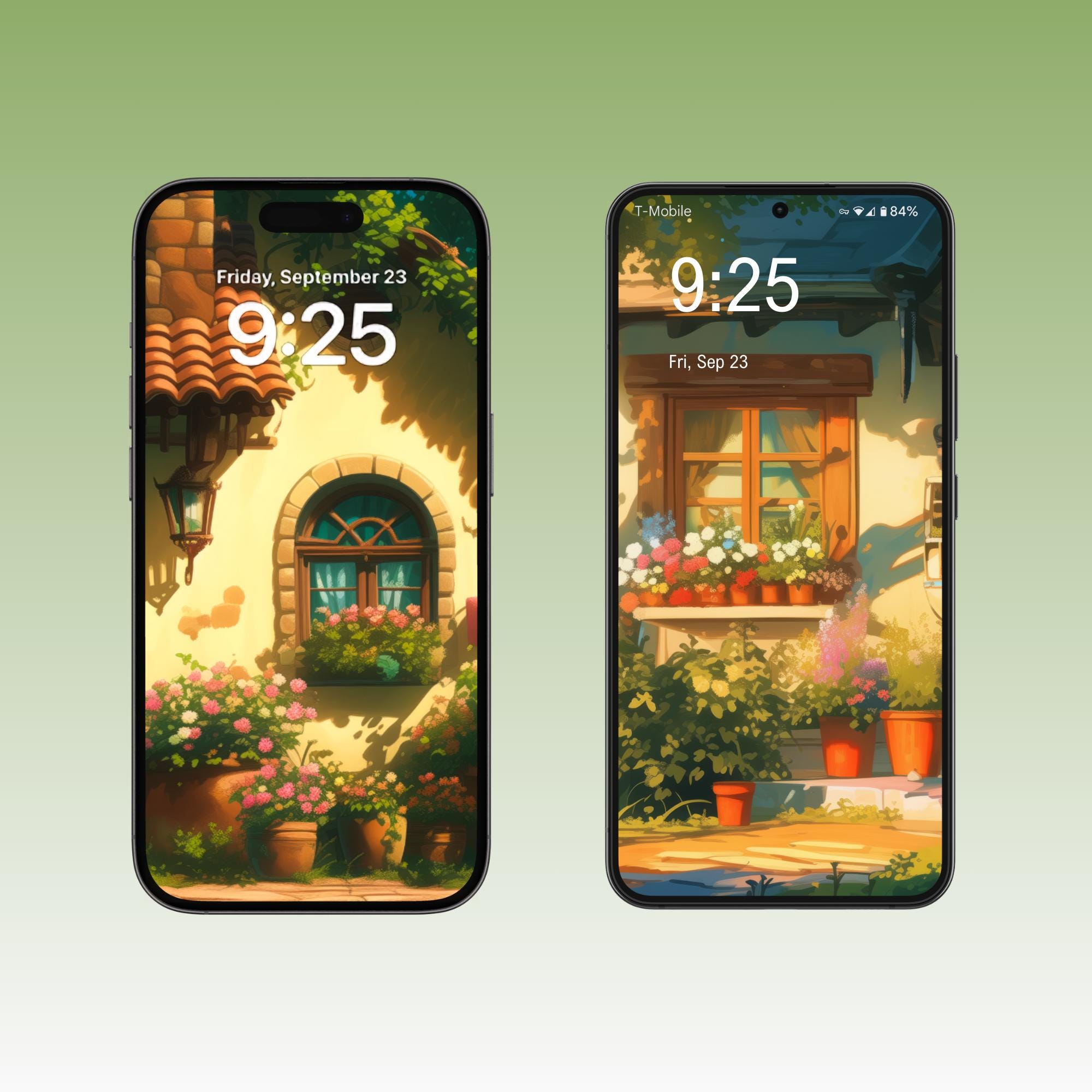 Cottagecore Mobile Wallpaper iPhone Android Phone Background Anime ...