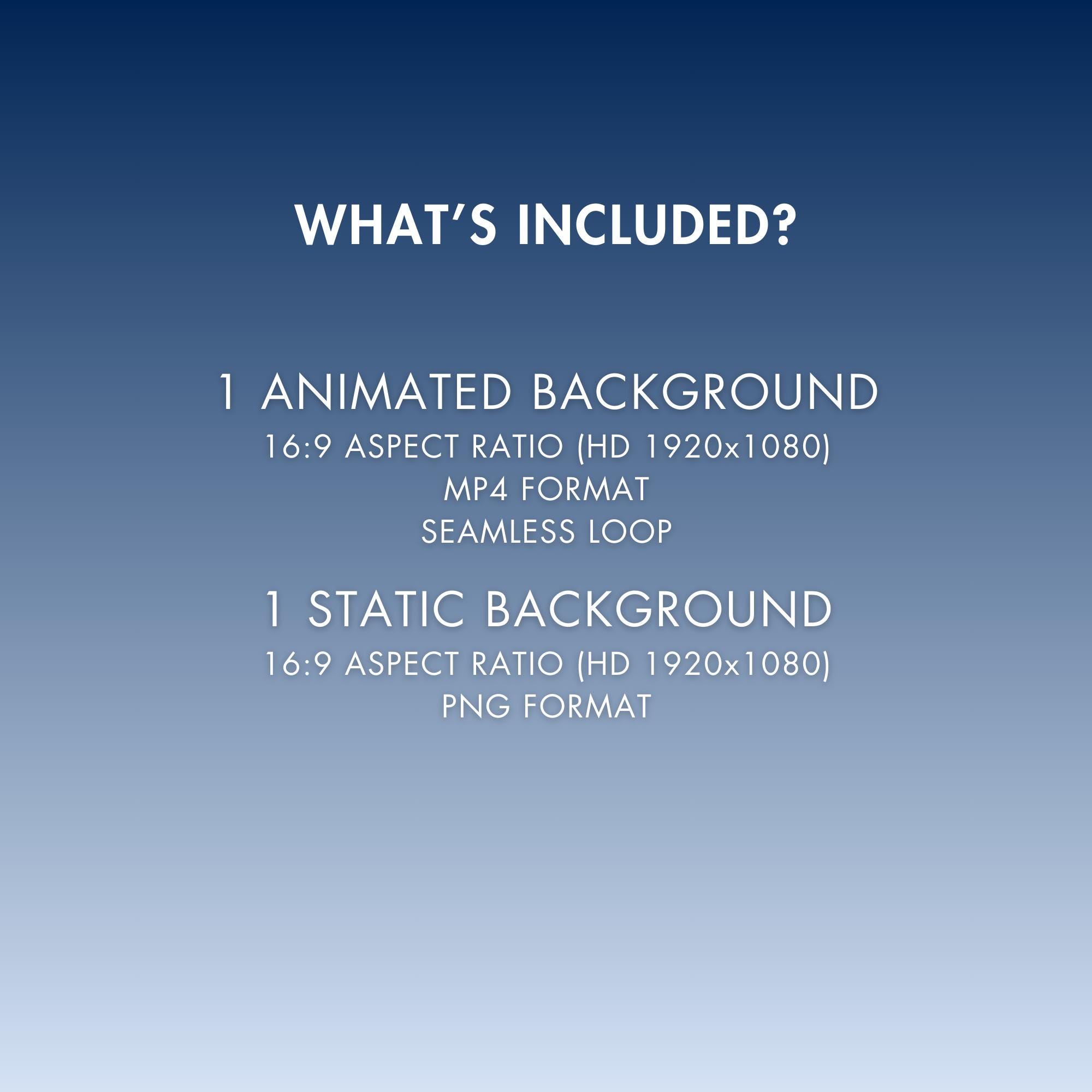 Vtuber Animated Background Starry Sky View Cozy Twitch Overlay Vtuber ...