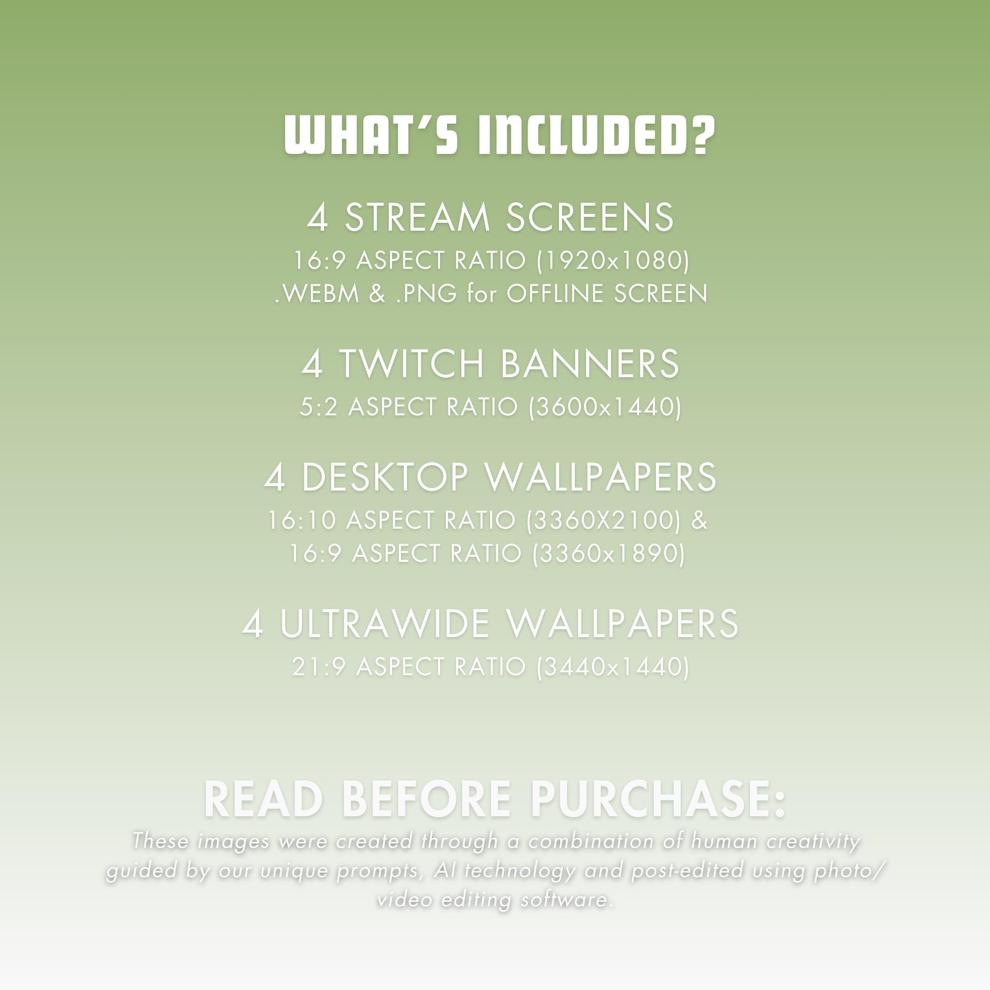 Cottagecore Stream Screens Twitch Banner Animated Screen Twitch Stream ...