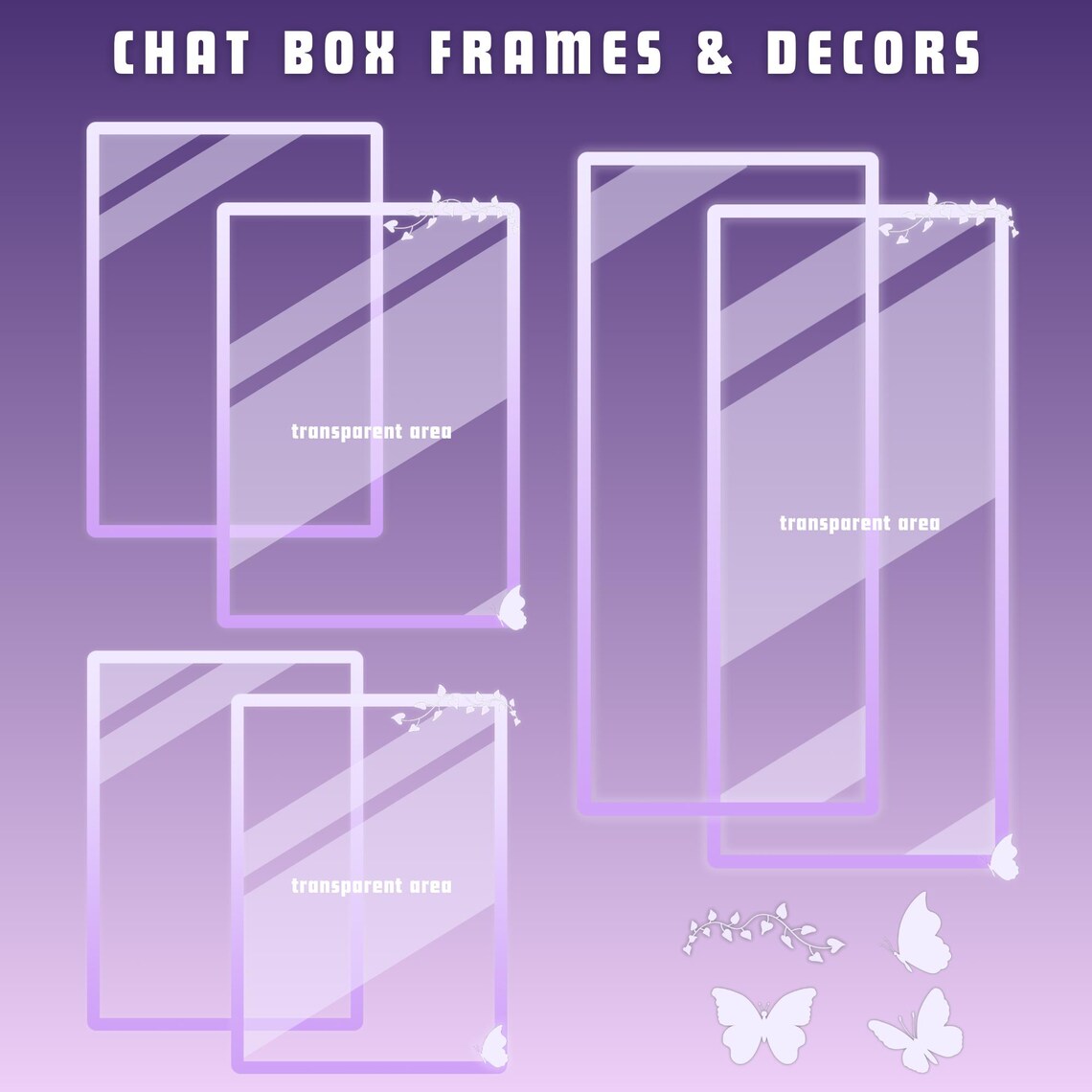 Purple Twitch Stream Package Animated Purple Twitch Overlay Twitch ...