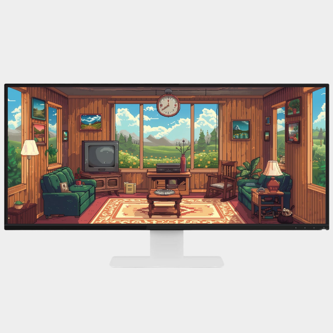 Stardew Valley Inspired Ultrawide Wallpaper Ultra Wide Wallpaper ...