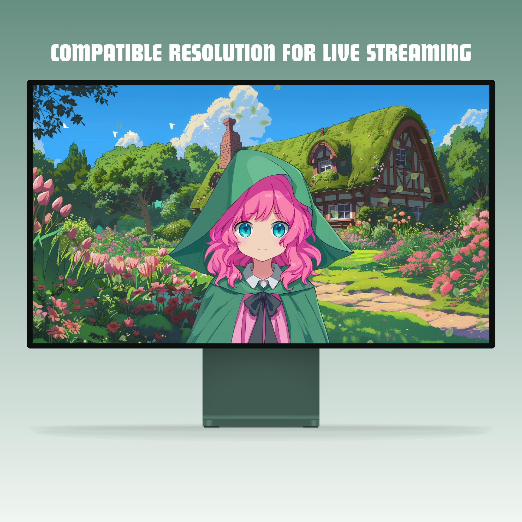 4x Vtuber Backgrounds Cottagecore Vtuber Animated Background Cozy ...