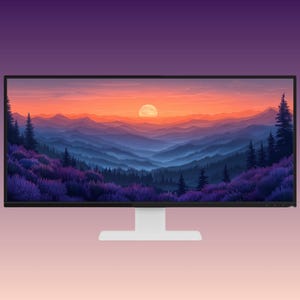 Purple Valley Ultrawide Wallpaper Ultra Wide Wallpaper Aesthetic ...