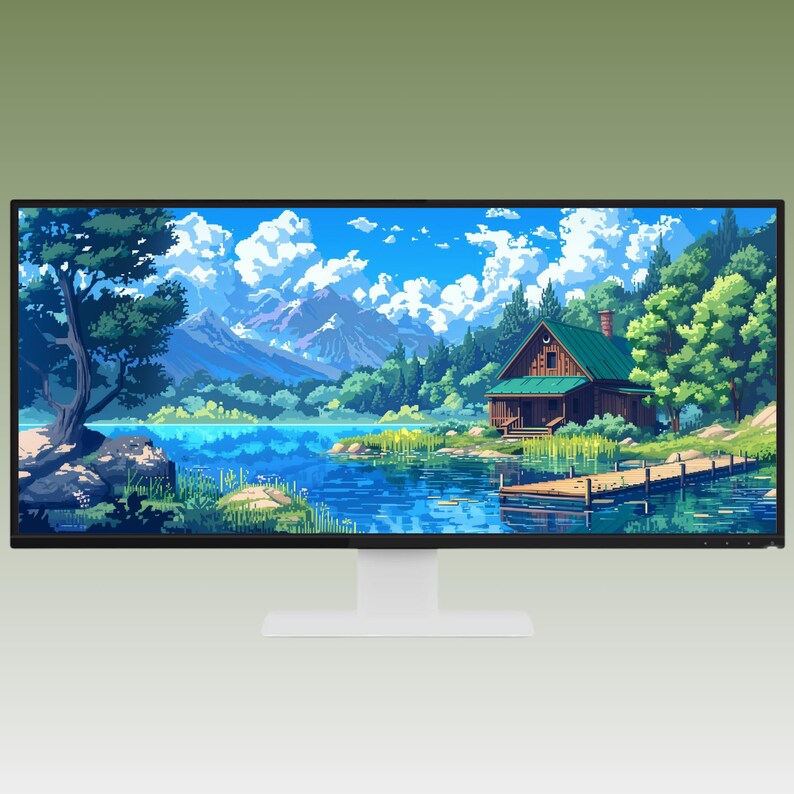 Stardew Valley Inspired Ultrawide Wallpaper Ultra Wide Wallpaper ...