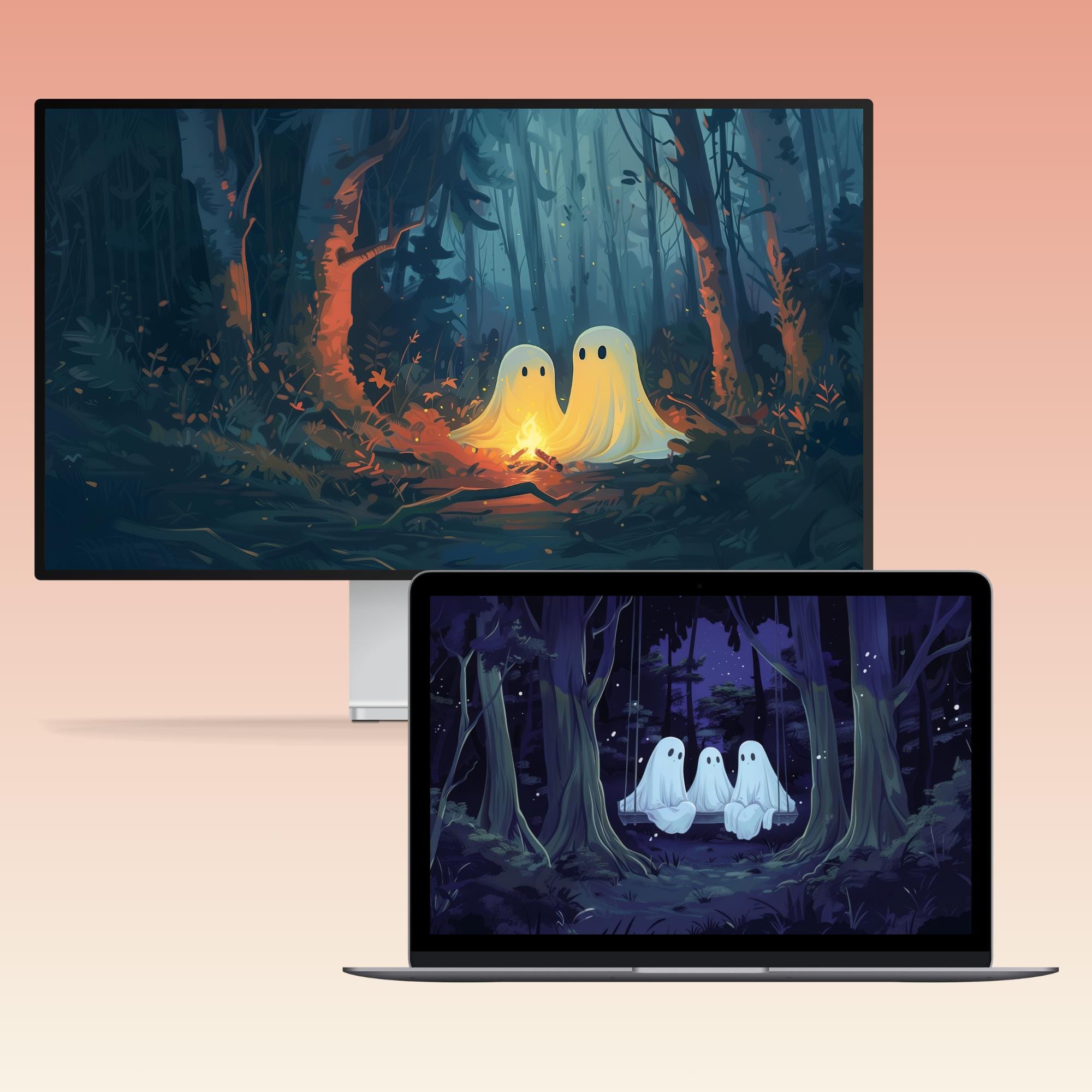 Cute Halloween Desktop Wallpaper Halloween Laptop Wallpaper MacBook ...