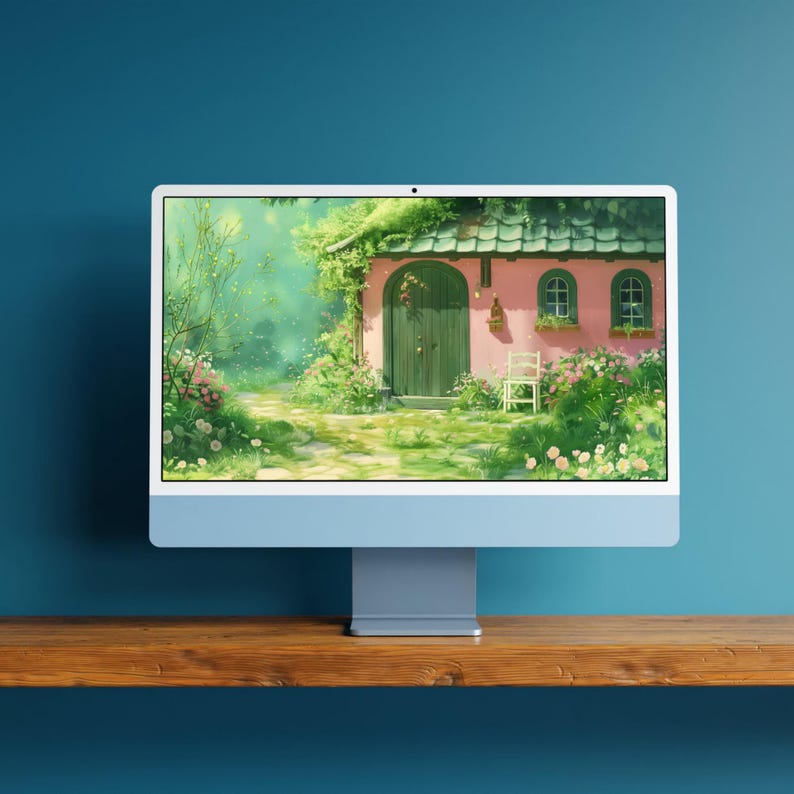 Cottagecore Desktop Wallpaper Laptop Wallpaper MacBook Wallpaper Anime ...