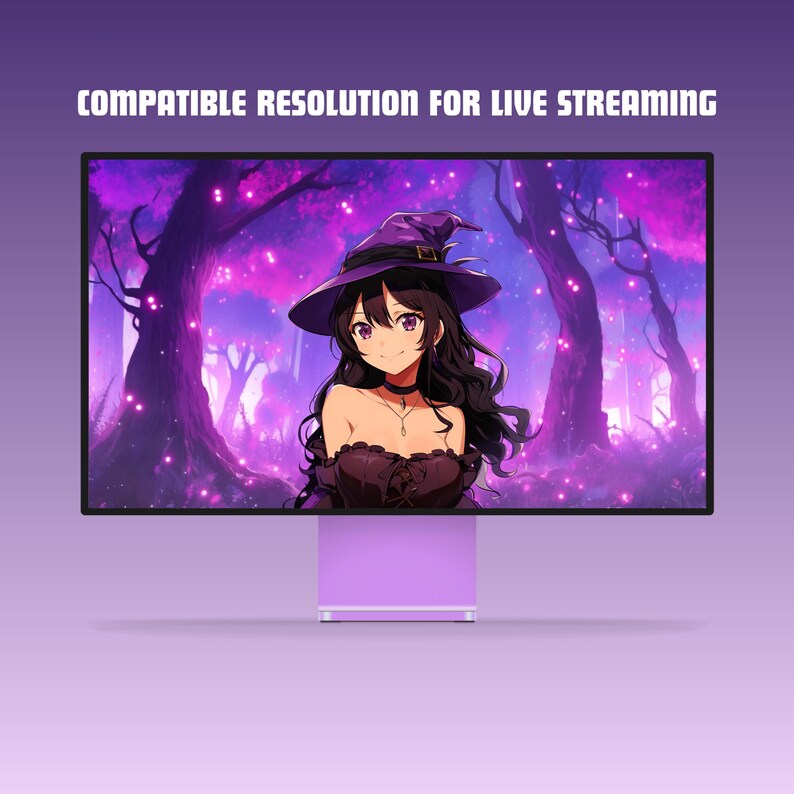 Purple Vtuber Background Vtuber Animated Background Cozy Twitch Overlay ...