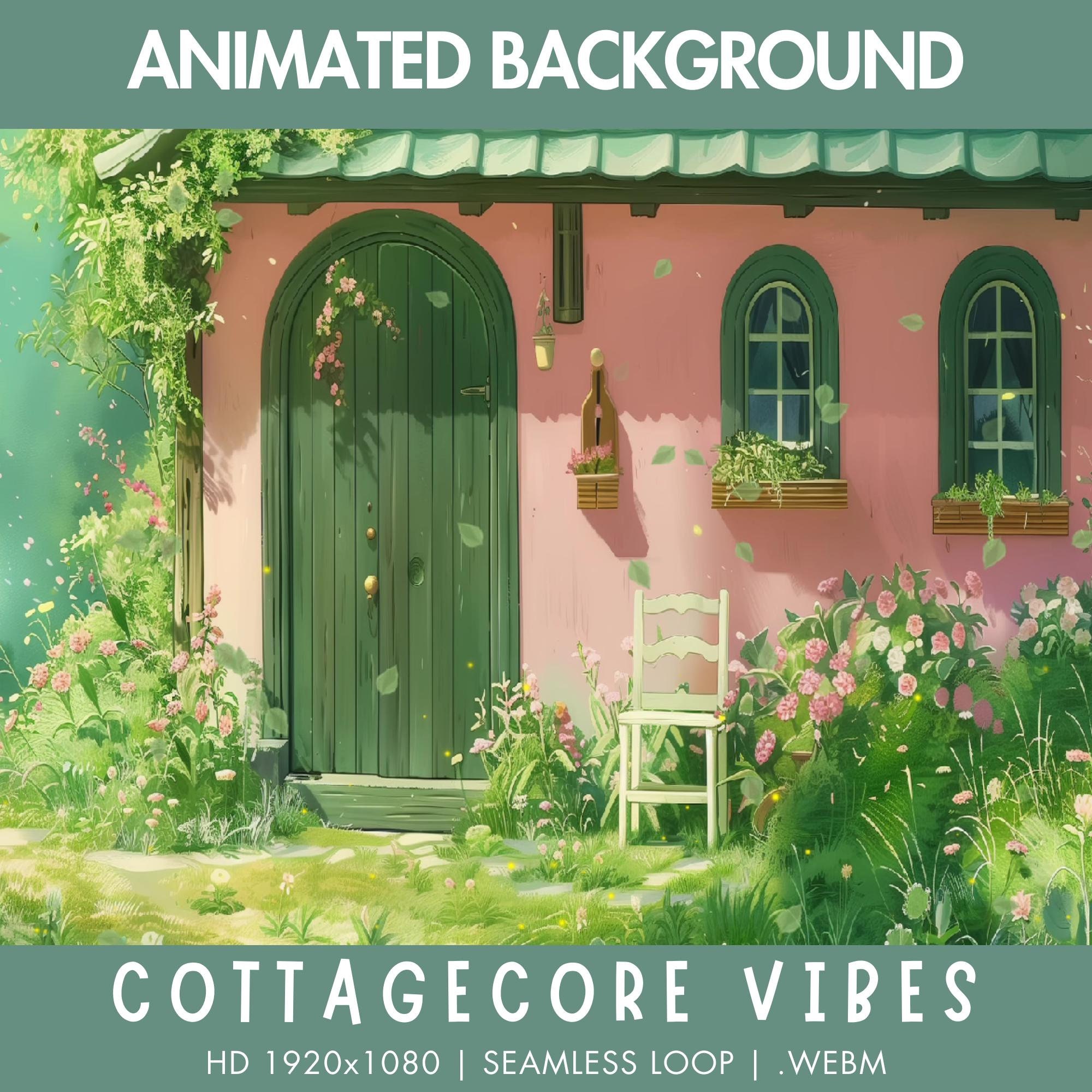 Vtuber Background Cottagecore Vtuber Animated Background Cozy Twitch ...