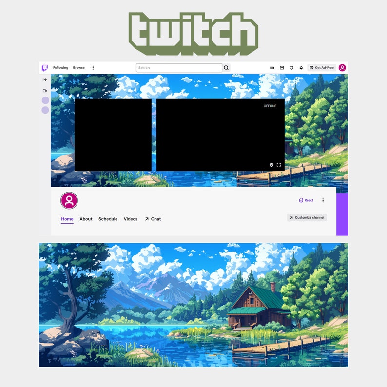 Stardew Valley Inspired Twitch Banner Stardew Twitch Banner Ultrawide ...