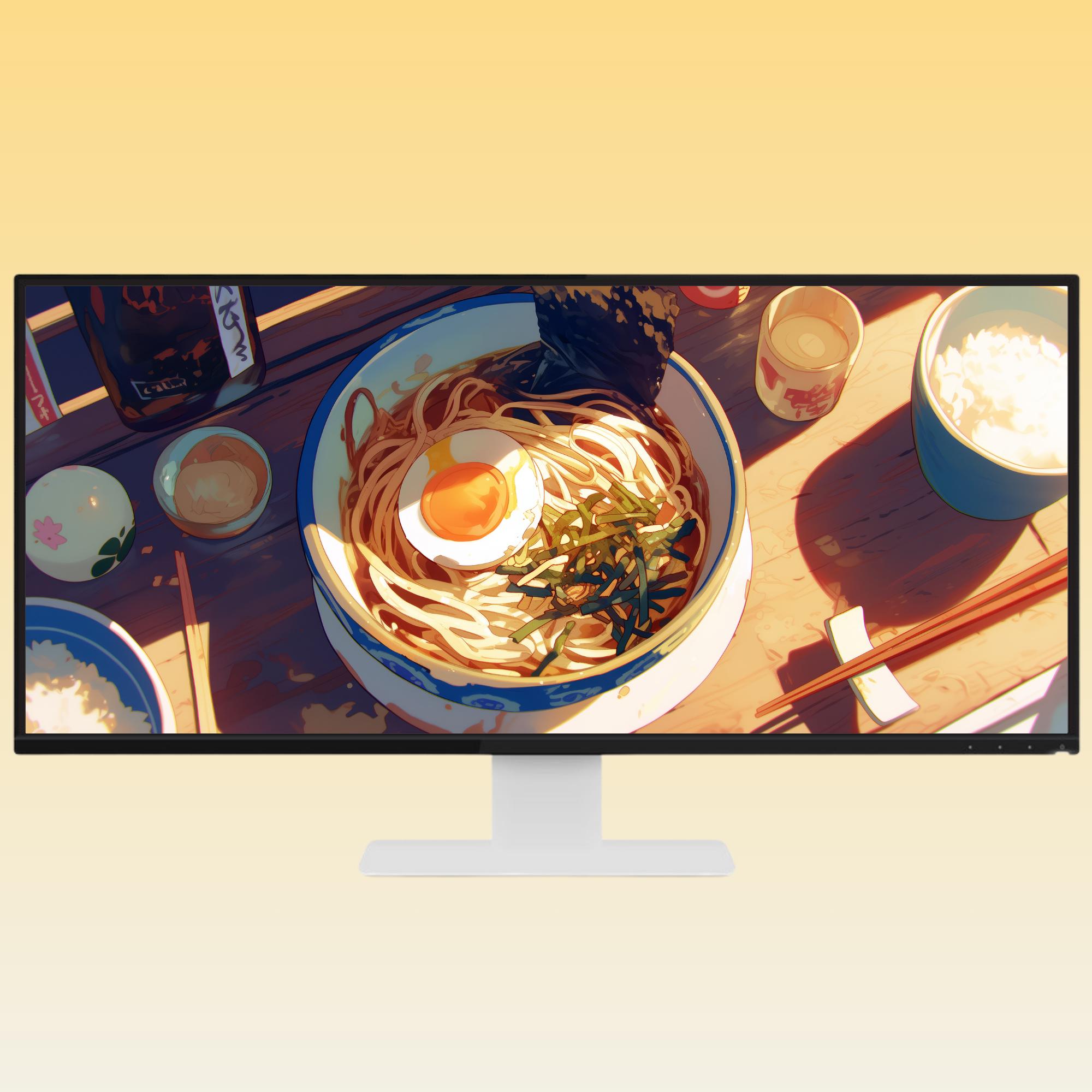 Anime Manga Foods Ultrawide Wallpaper Desktop Wallpaper Anime Wallpaper ...