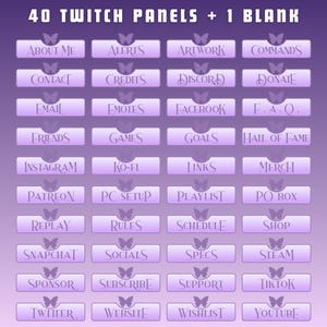 Purple Twitch Stream Package Animated Purple Twitch Overlay Twitch ...
