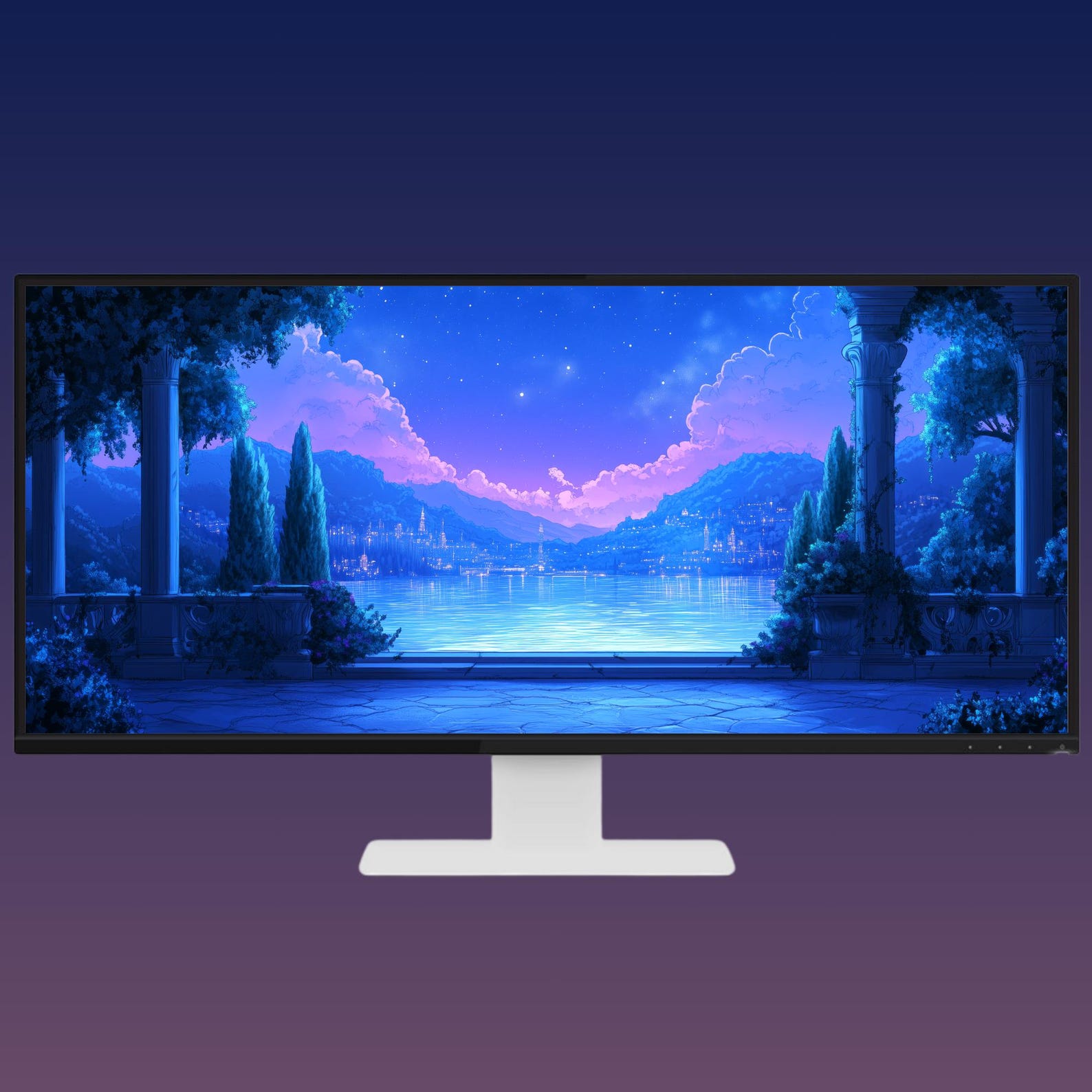 Velaris Court of Dreams Ultrawide Wallpaper Night Court Desktop ...