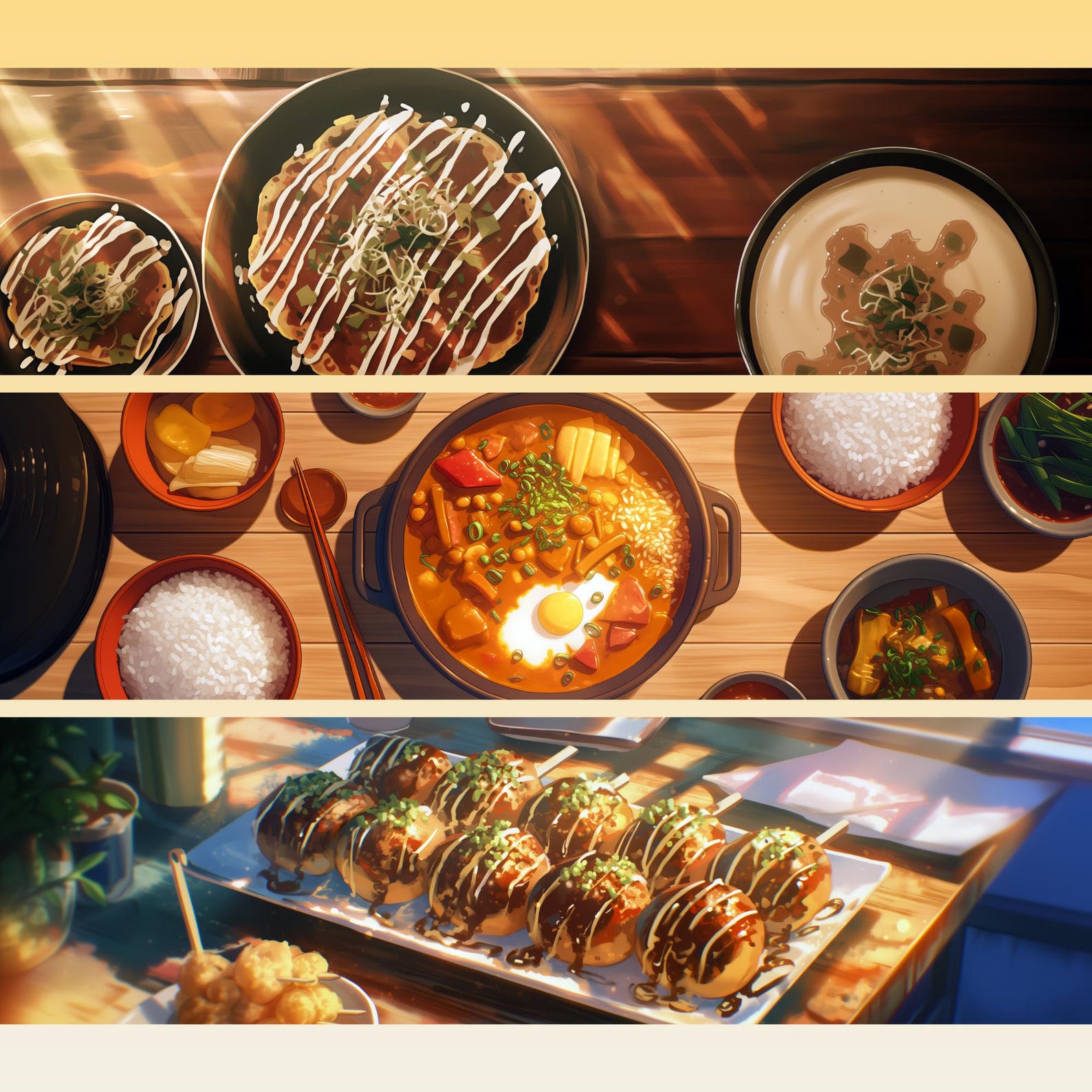 Anime Manga Foods Super Ultrawide Wallpaper Desktop Wallpaper Anime ...
