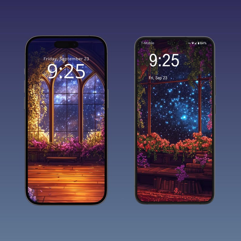 Cozy Magical Library iPhone Wallpaper Download Velaris Inspired ...