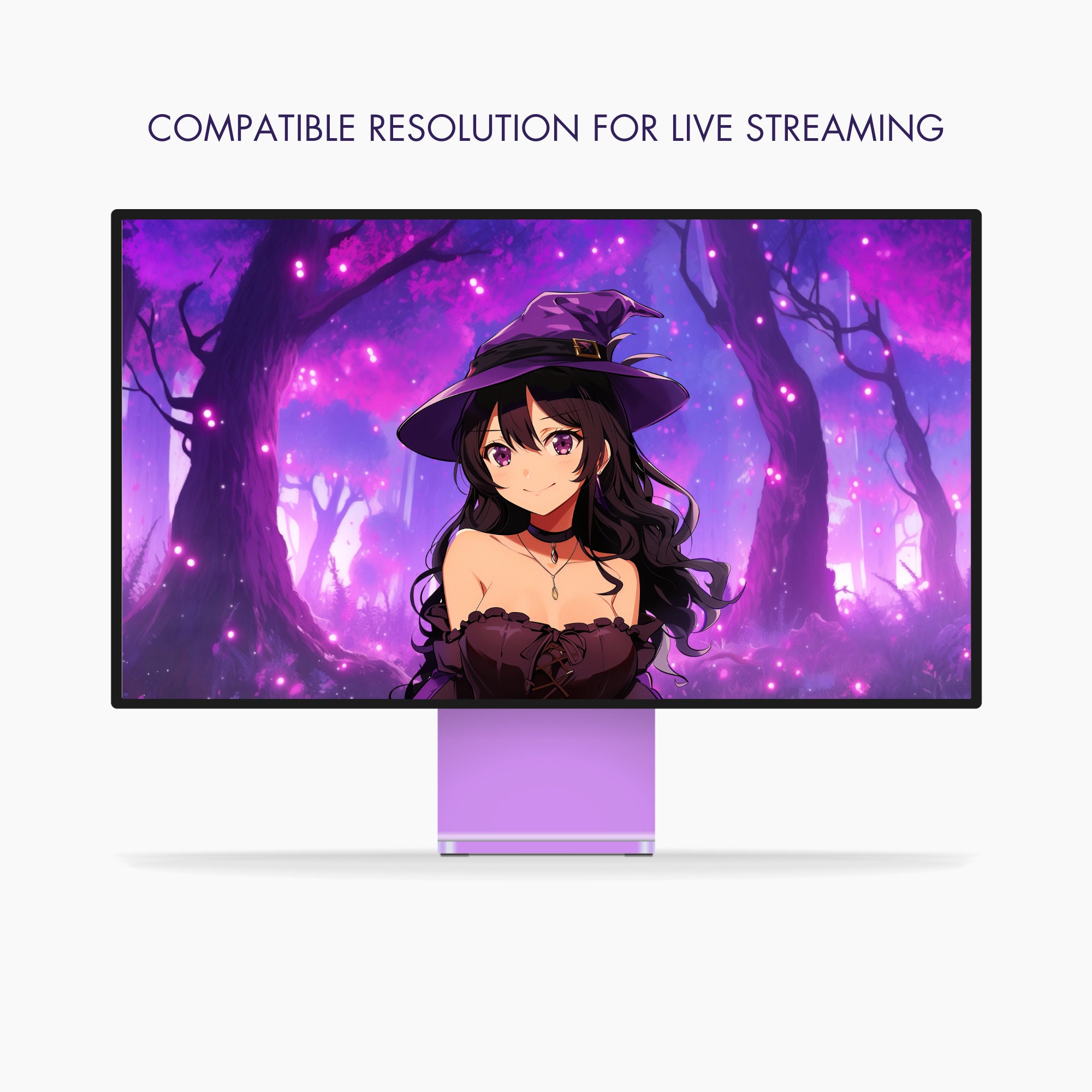 Purple Vtuber Background Vtuber Animated Background Purple Twitch ...