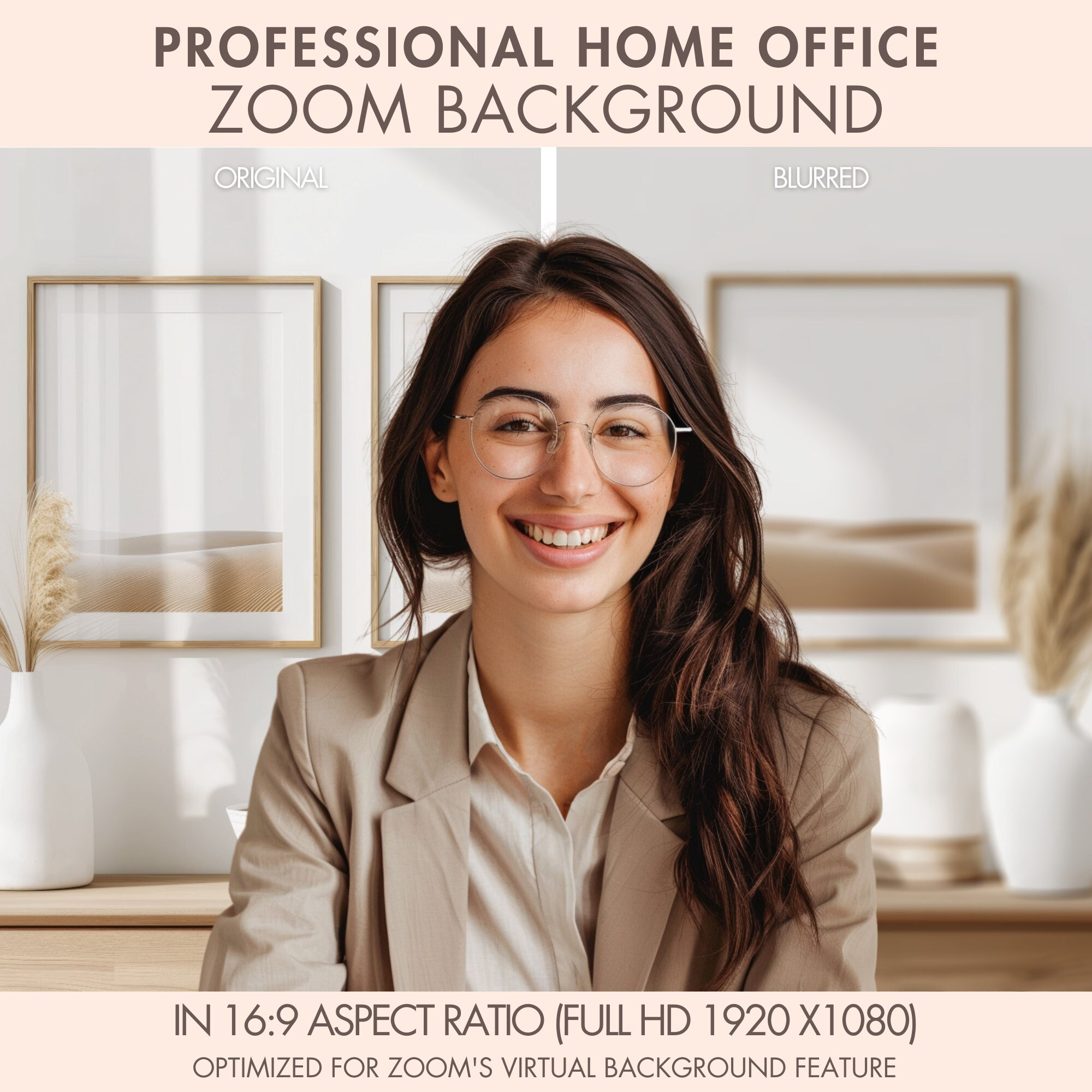 Home Office Zoom-Hintergrund Zoom-Büro-Hintergrund Virtueller Zoom ...