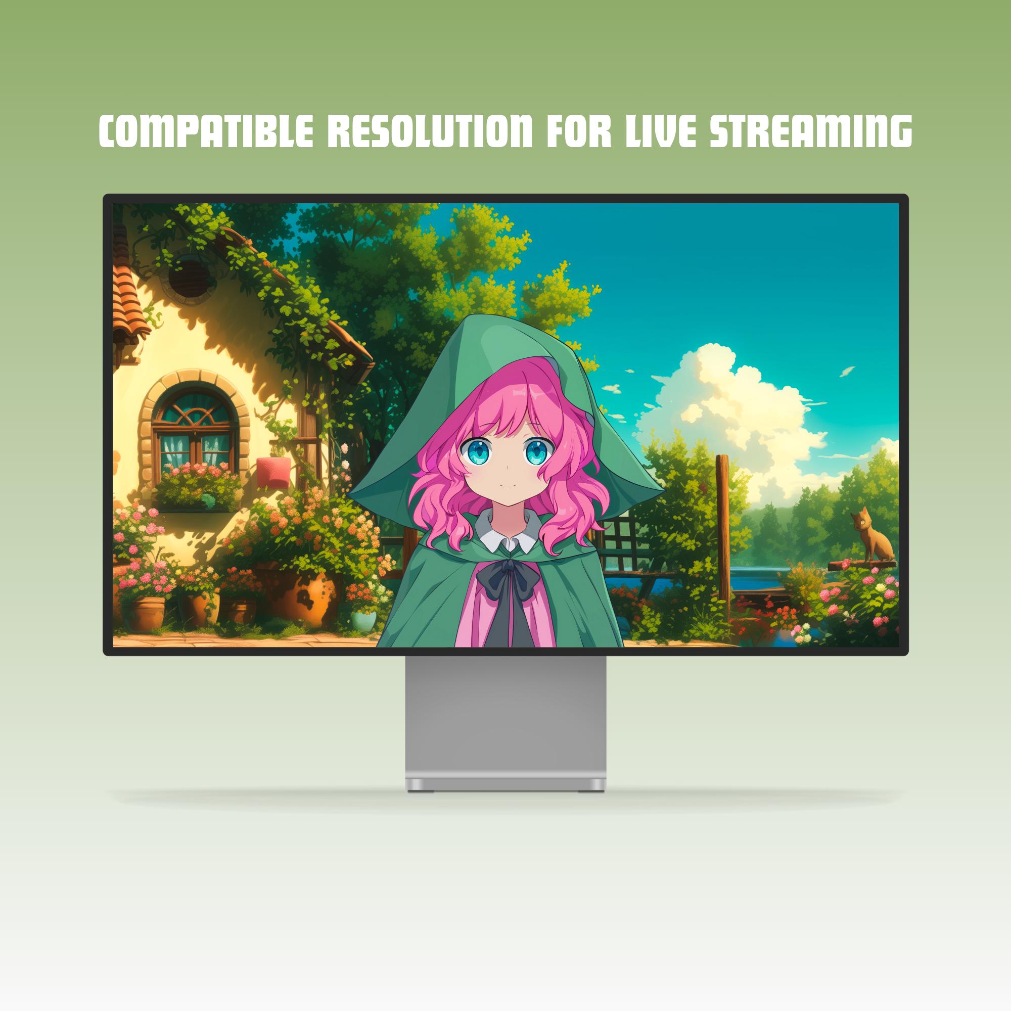 Animated Background Cottagecore Vtuber Background Twitch Overlay Obs ...