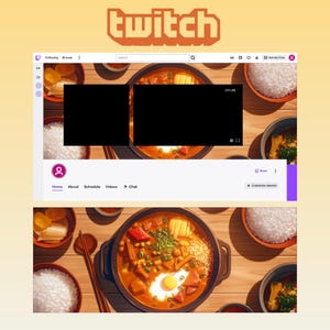 Anime Manga Foods Twitch Banners Anime Twitch Banner Lofi Ultrawide ...